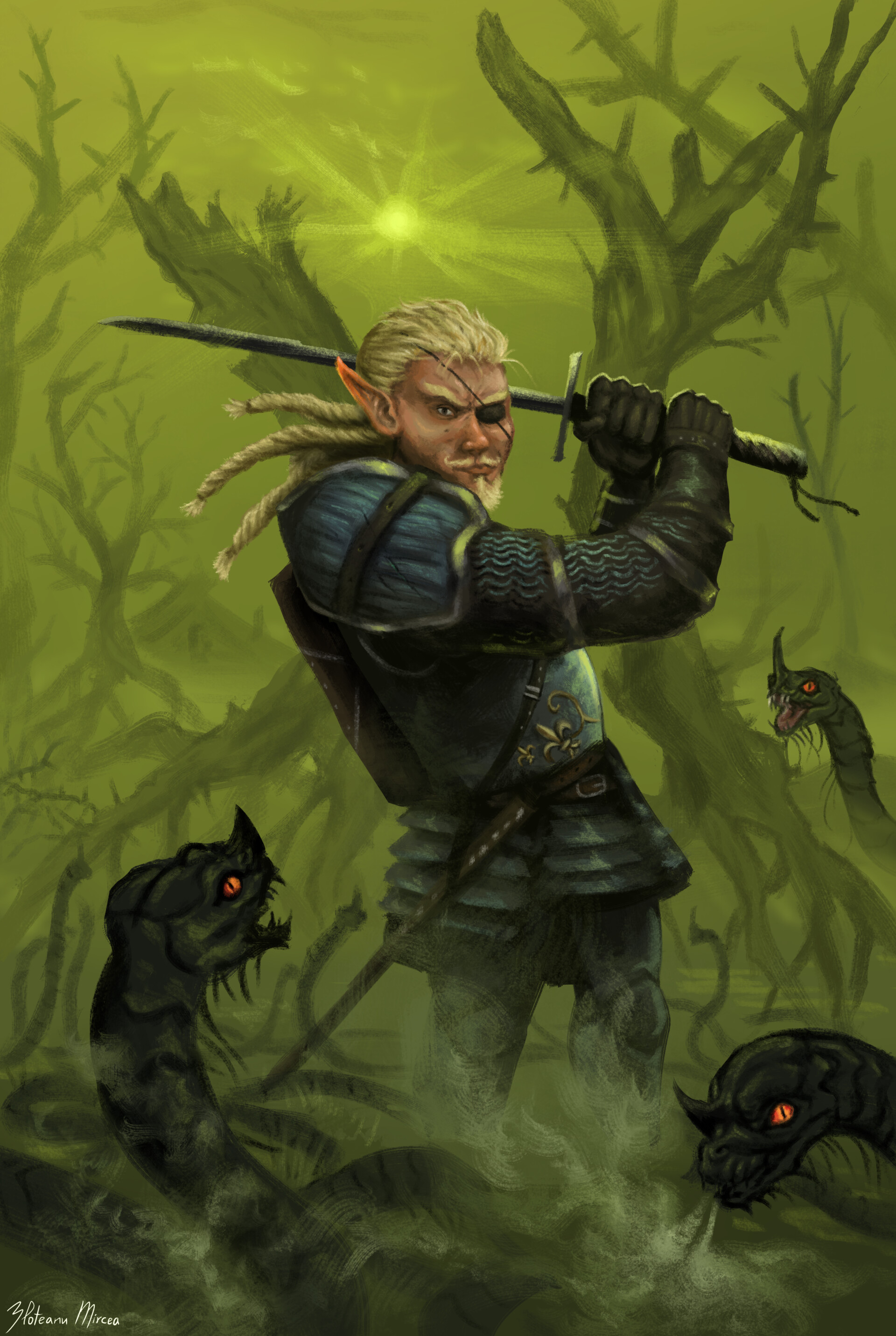 ArtStation - Swamp Serpents