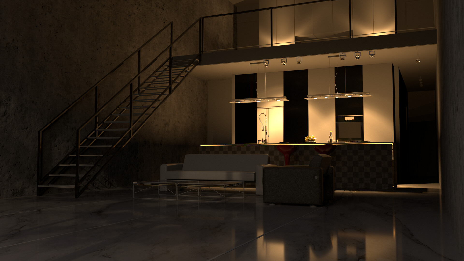 Iván Manuel Benítez Sanz - Infoarchitecture - Lighting and LookDev Scene