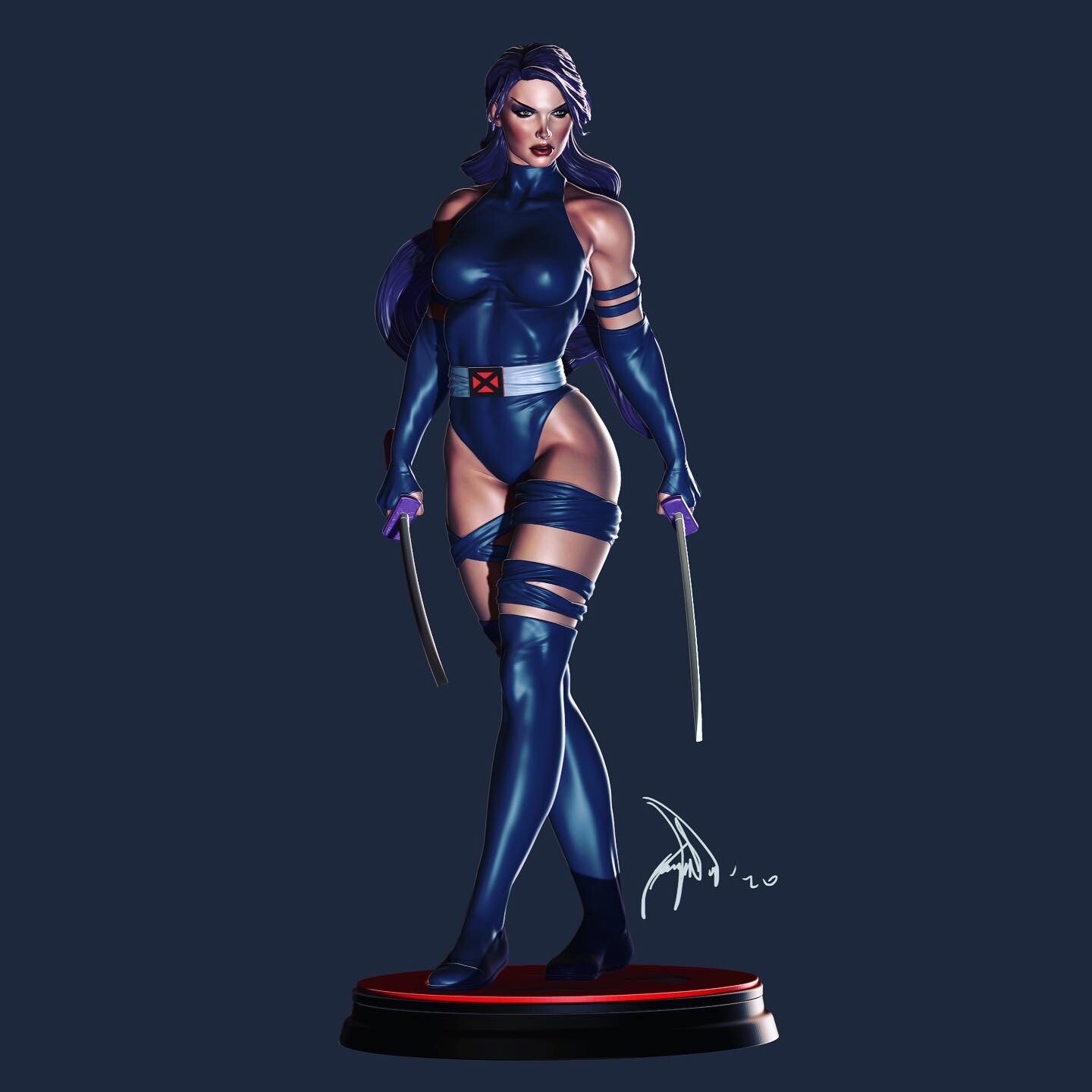 Erick Sosa - Psylocke finished