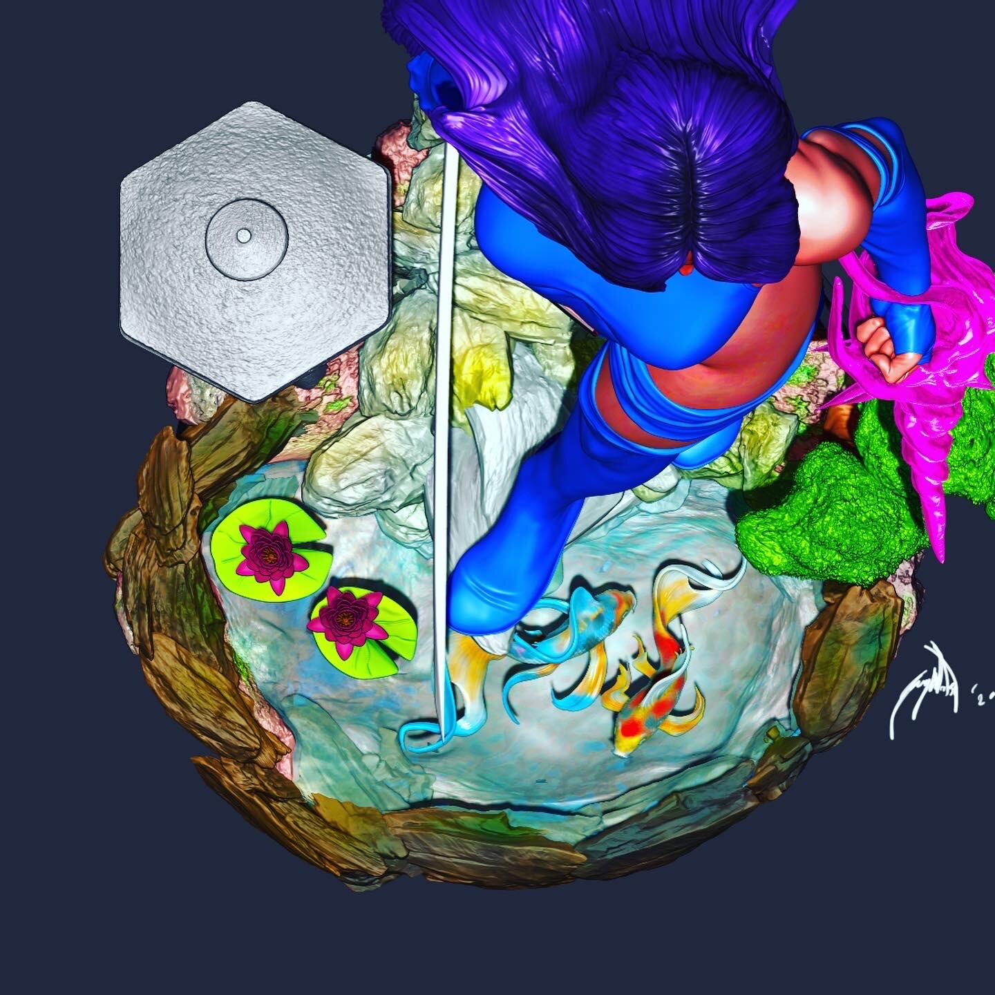 Erick Sosa - Psylocke finished