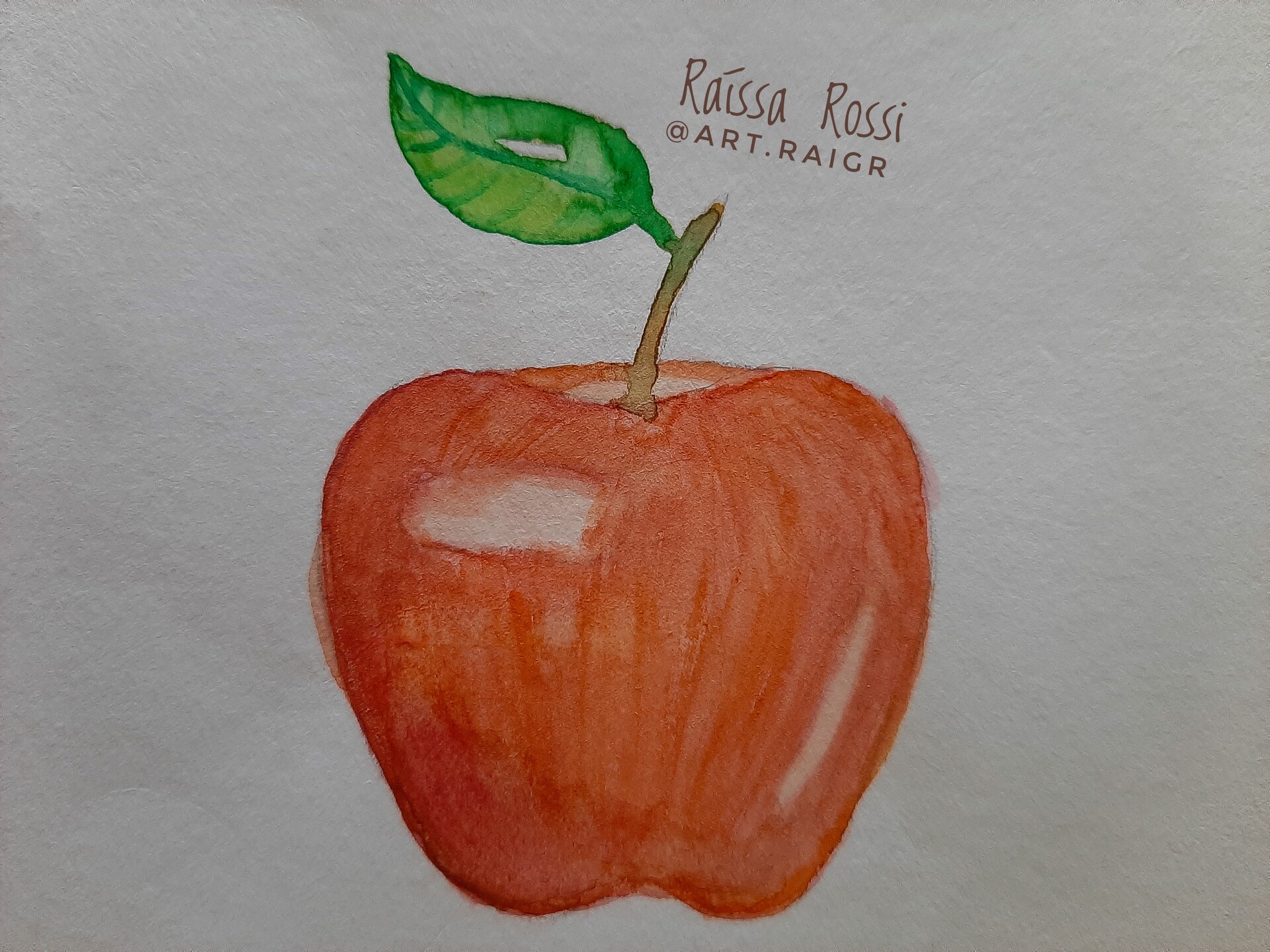ArtStation - Ink apple