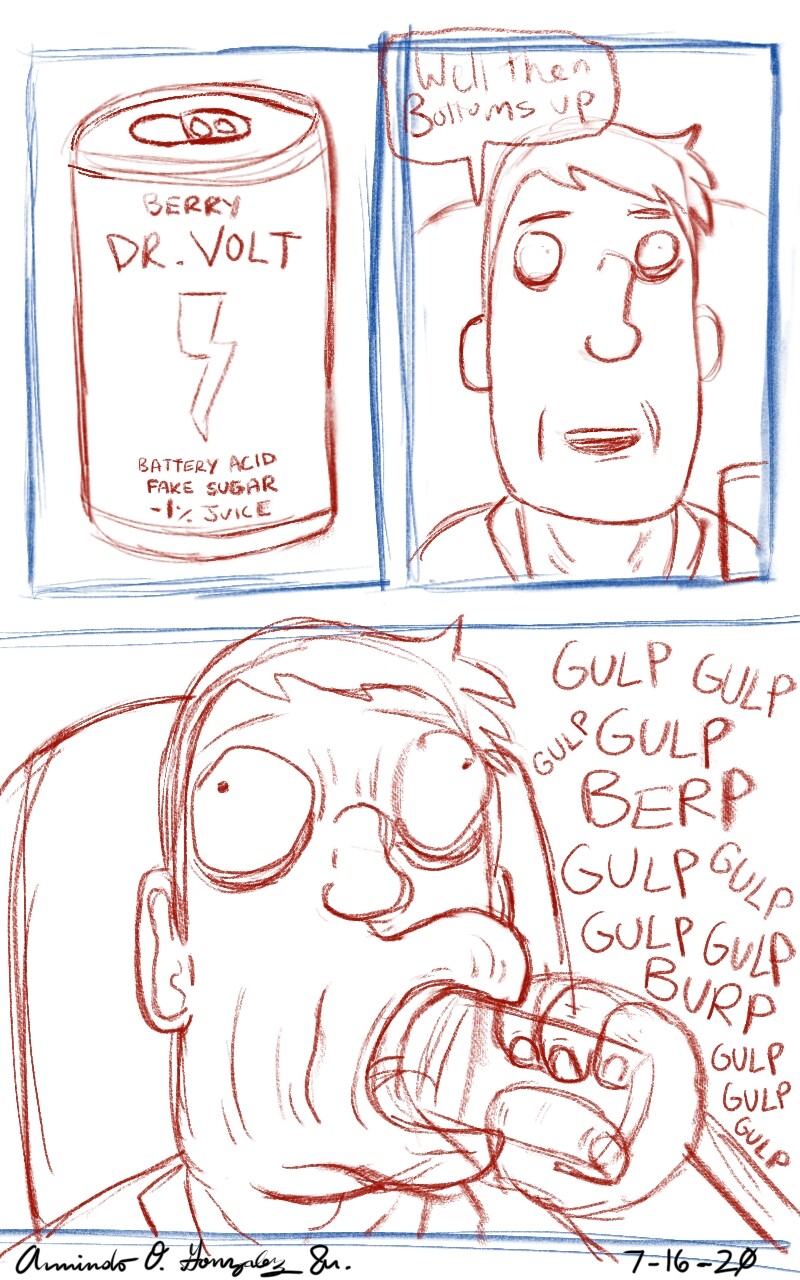 ArtStation - Rough Sketch Comic Page #1