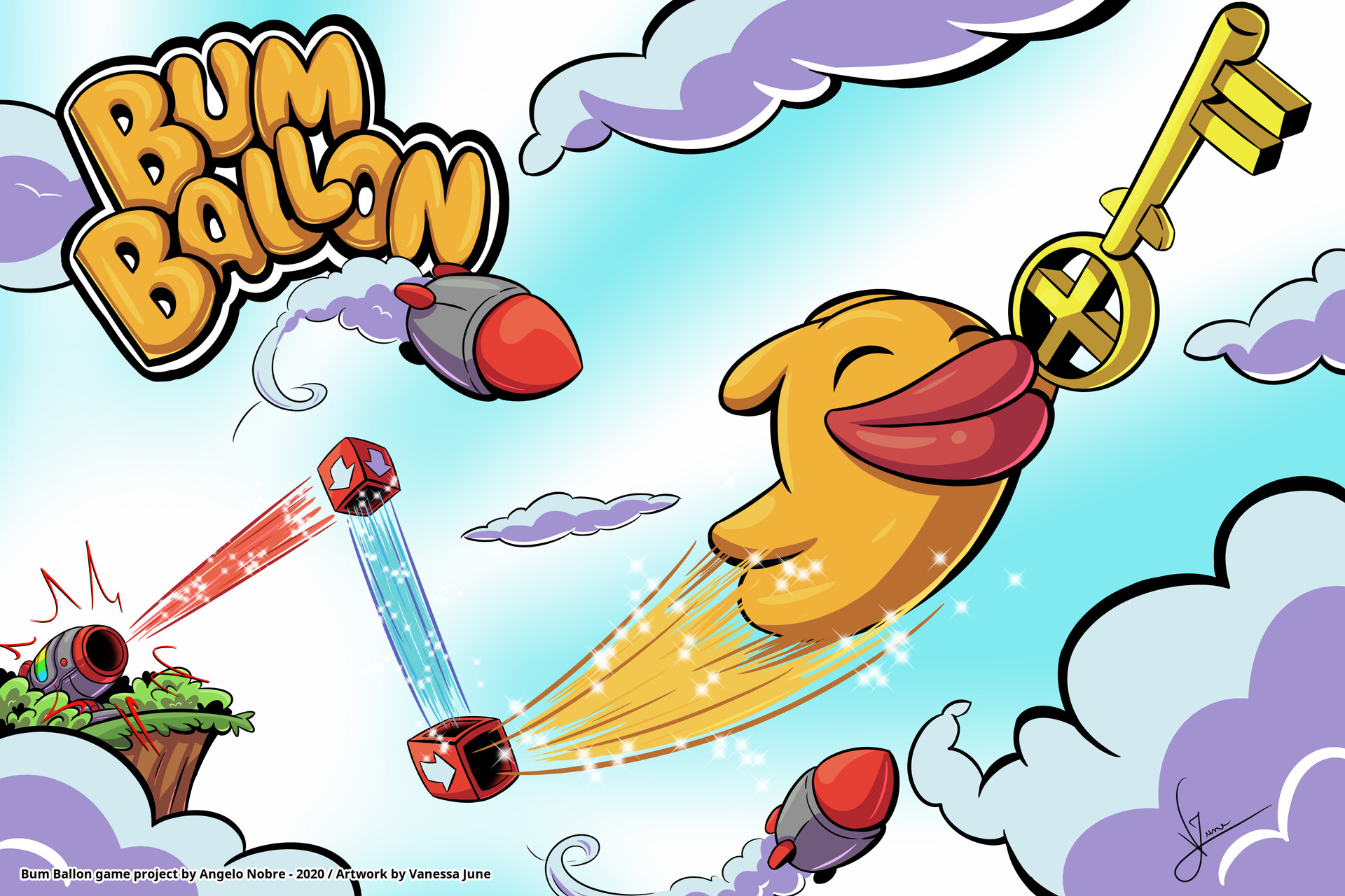 ArtStation - Artwork - Game Project Bum Ballon