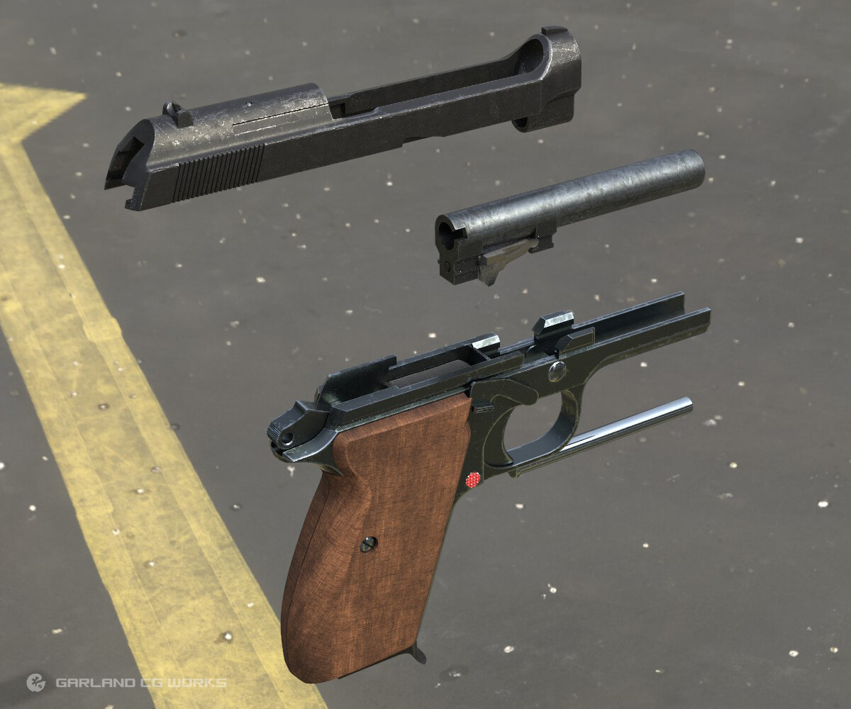 GarlandCGWorks - Beretta Mod.1950 Short recoil Falling block prototype