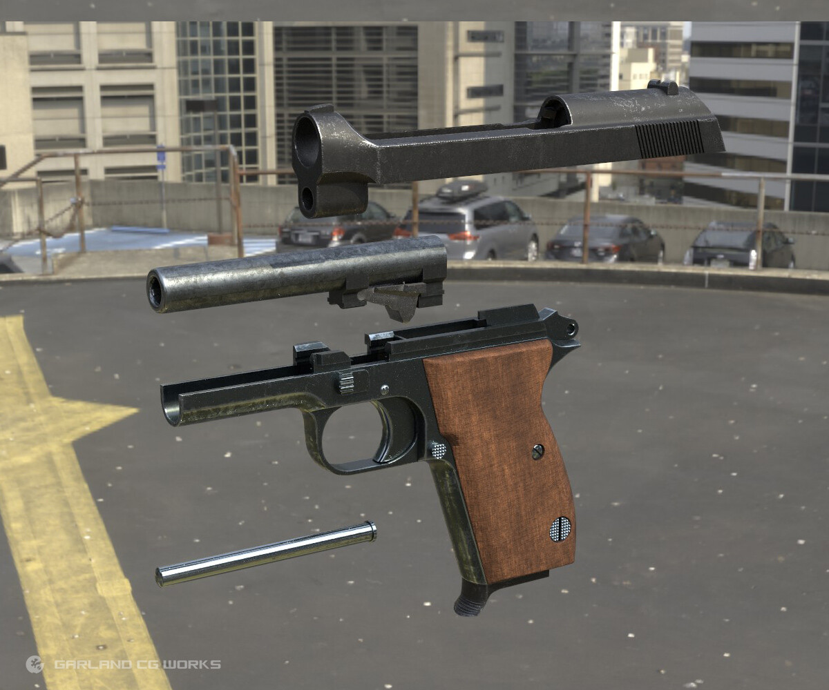 GarlandCGWorks - Beretta Mod.1950 Short recoil Falling block prototype