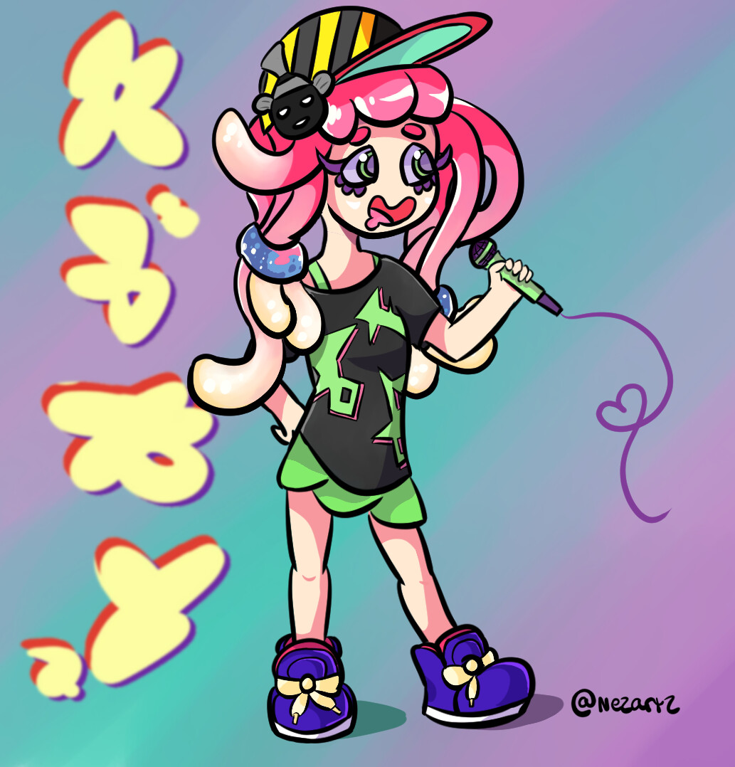 ArtStation - Paruko from Splatoon