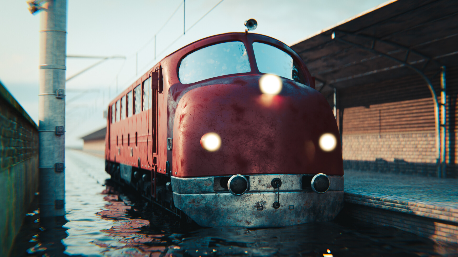 ArtStation - Train from Spirited Away