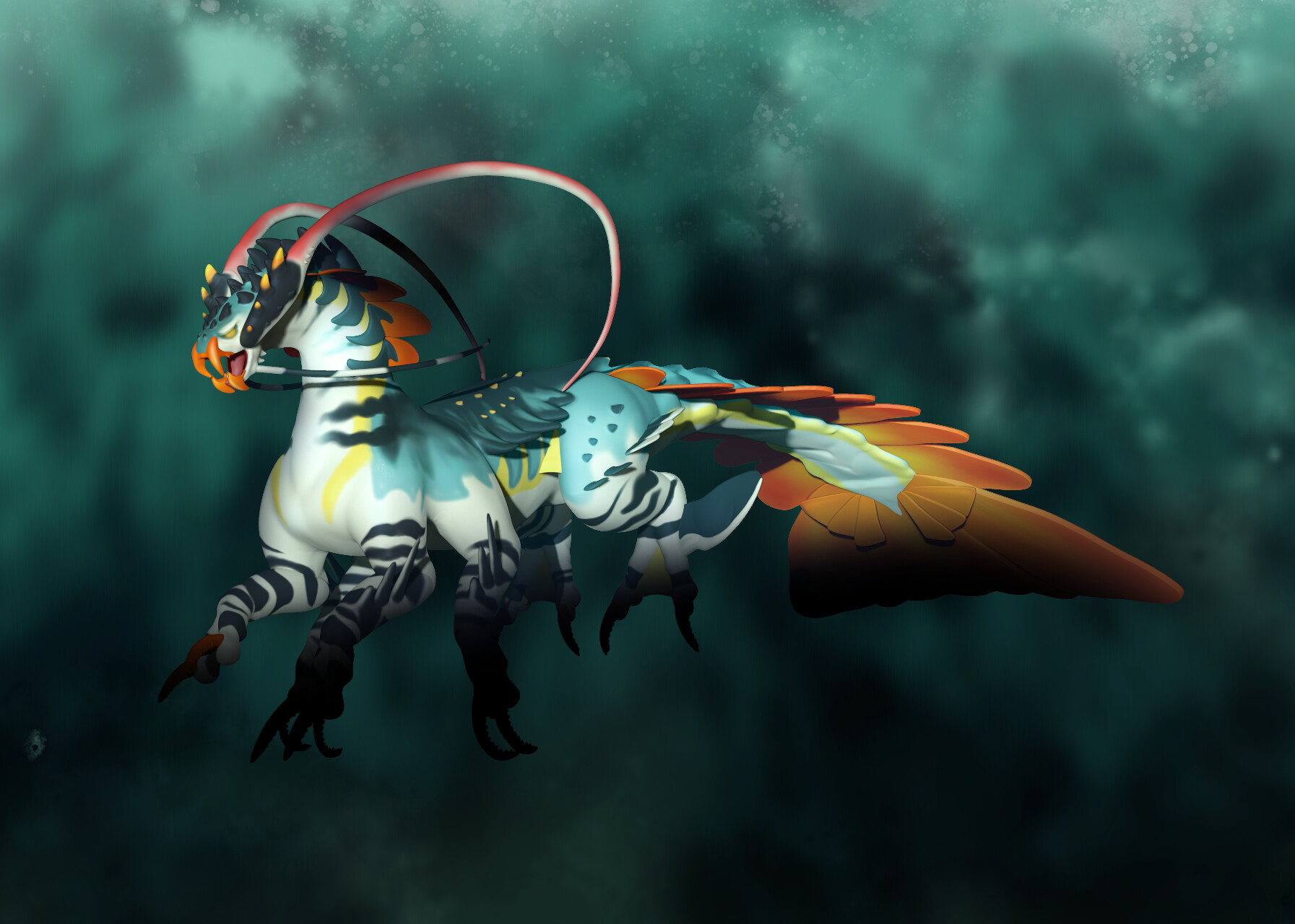 ArtStation - An Underwater Monster