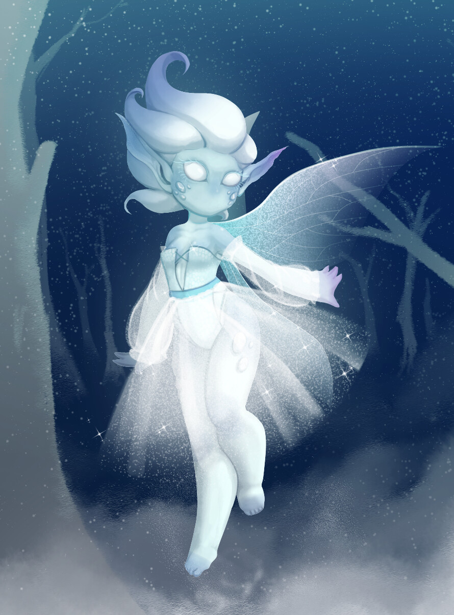 ArtStation - Character design challenge-Snow fairy