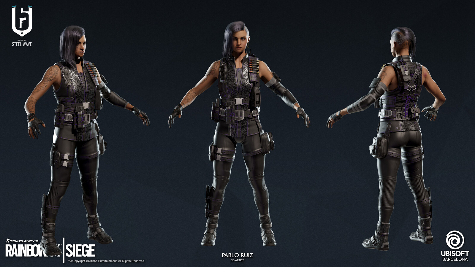 Pablo Ruiz Roldán - Rainbow Six | Siege - Kali DJ