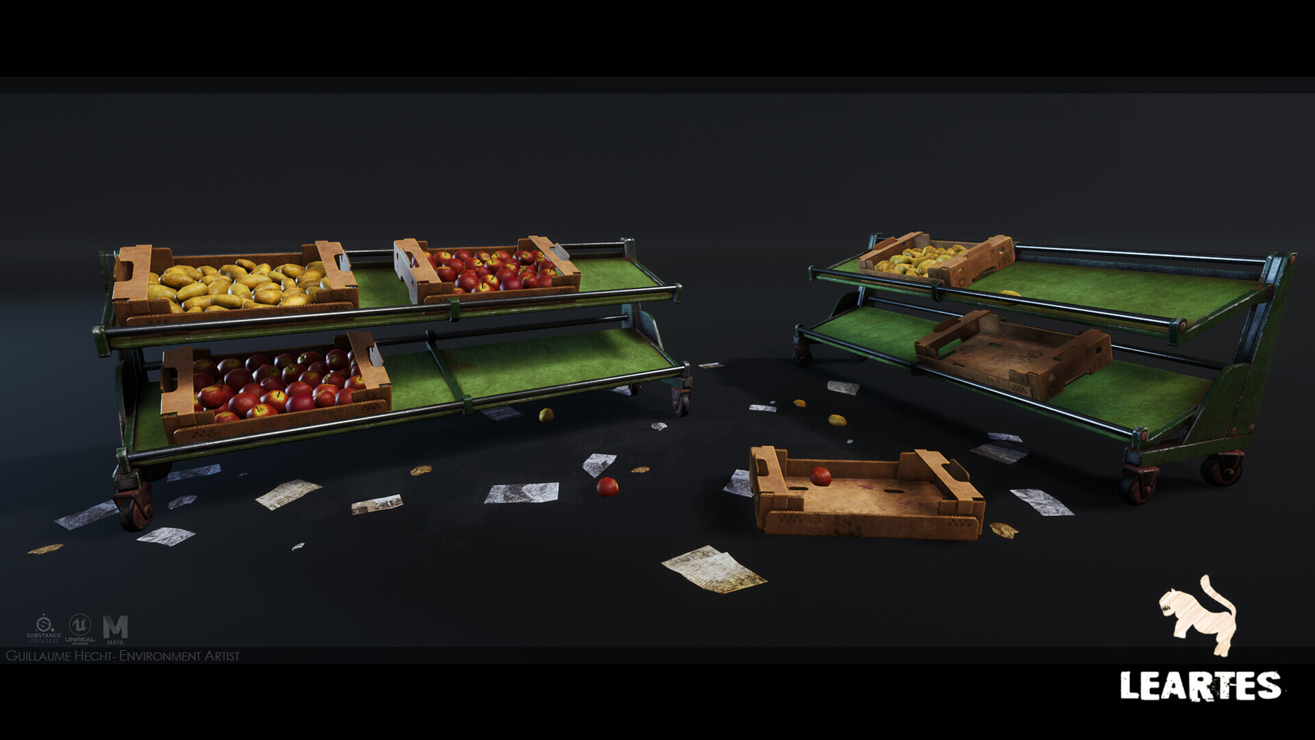 Leartes Studios - The Rally Point - Civilian Props by Guillaume Hecht