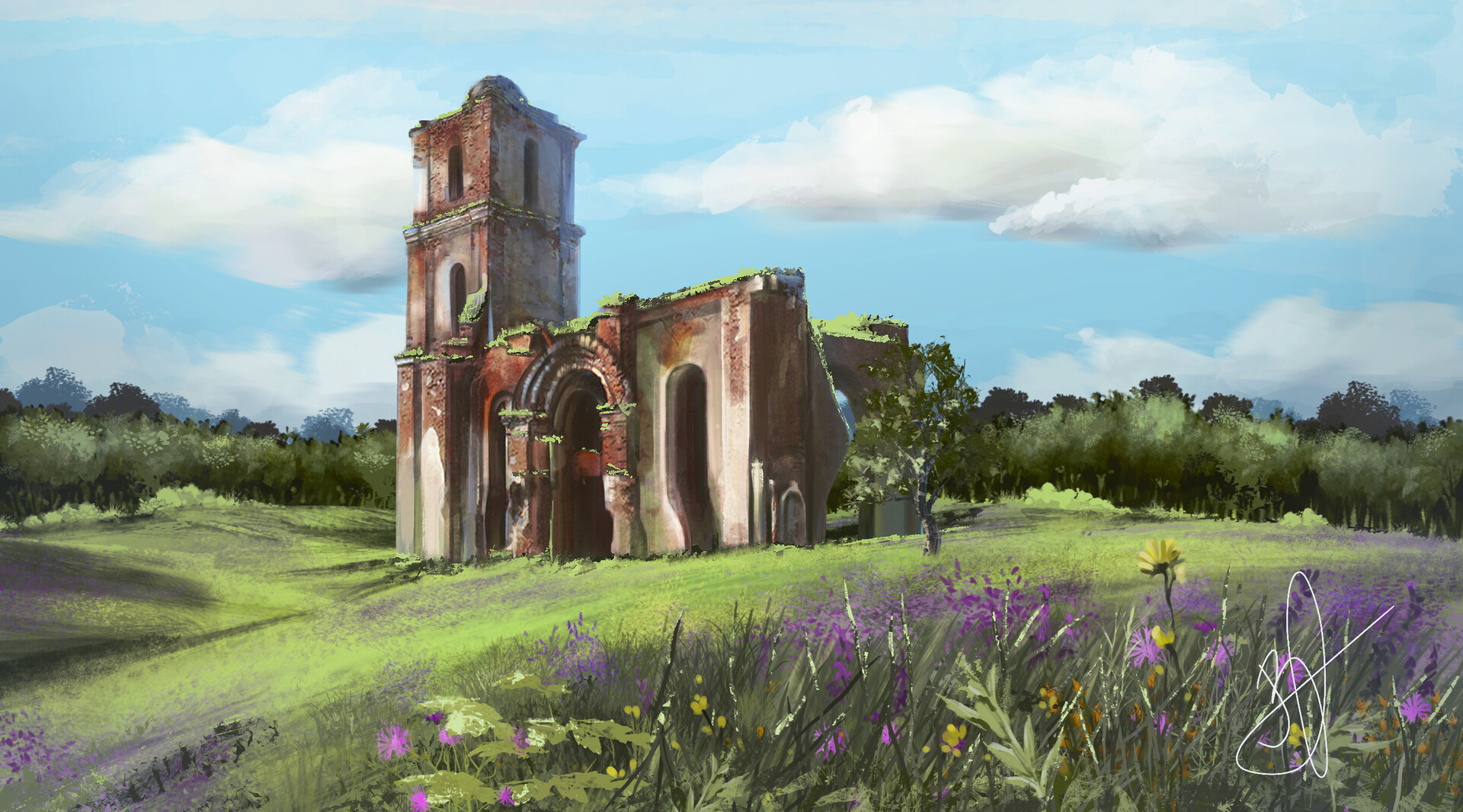 ArtStation - Ruined castles