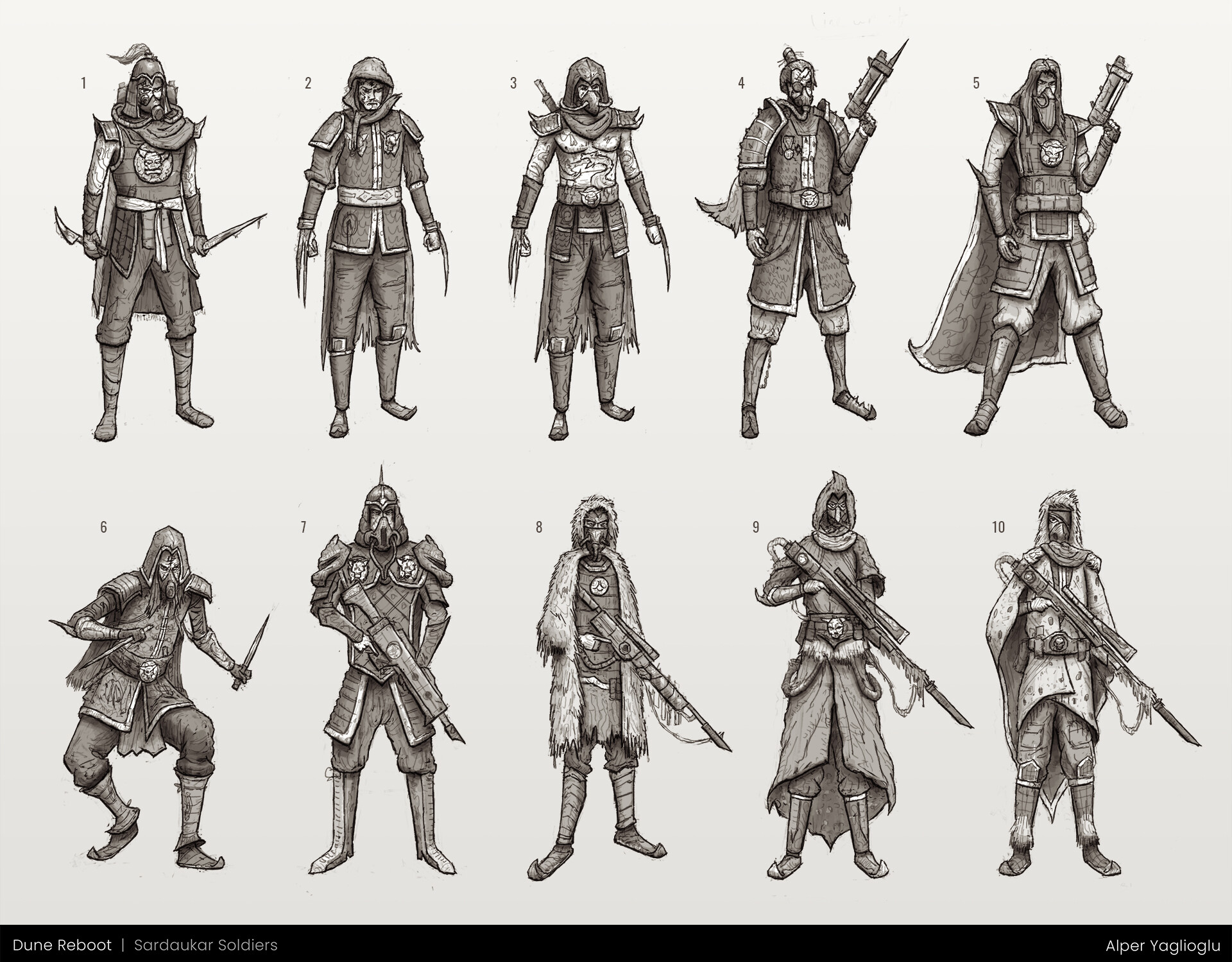 ArtStation - Dune Reboot | Sardaukar Soldiers