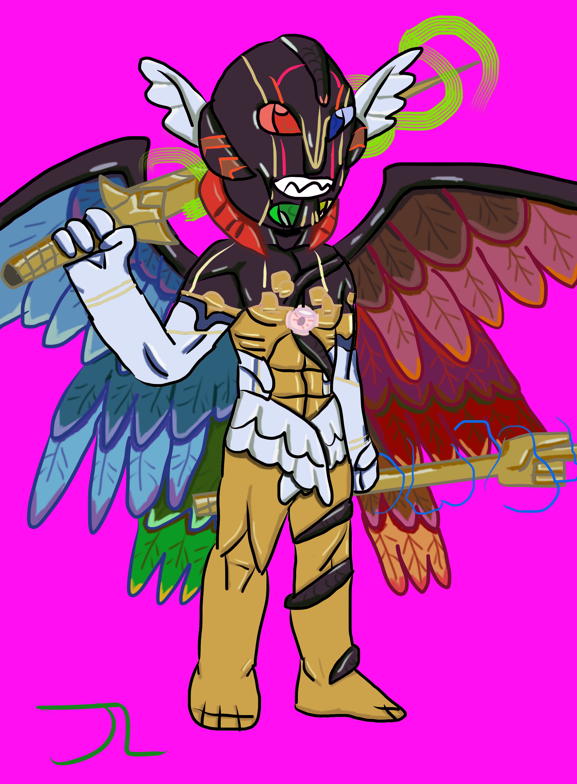 ArtStation - Smt/ persona 5 demiurge/yaldaoth