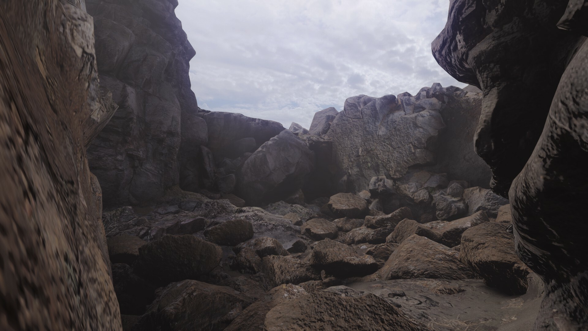 ArtStation - Radiant Black : Another rock scene