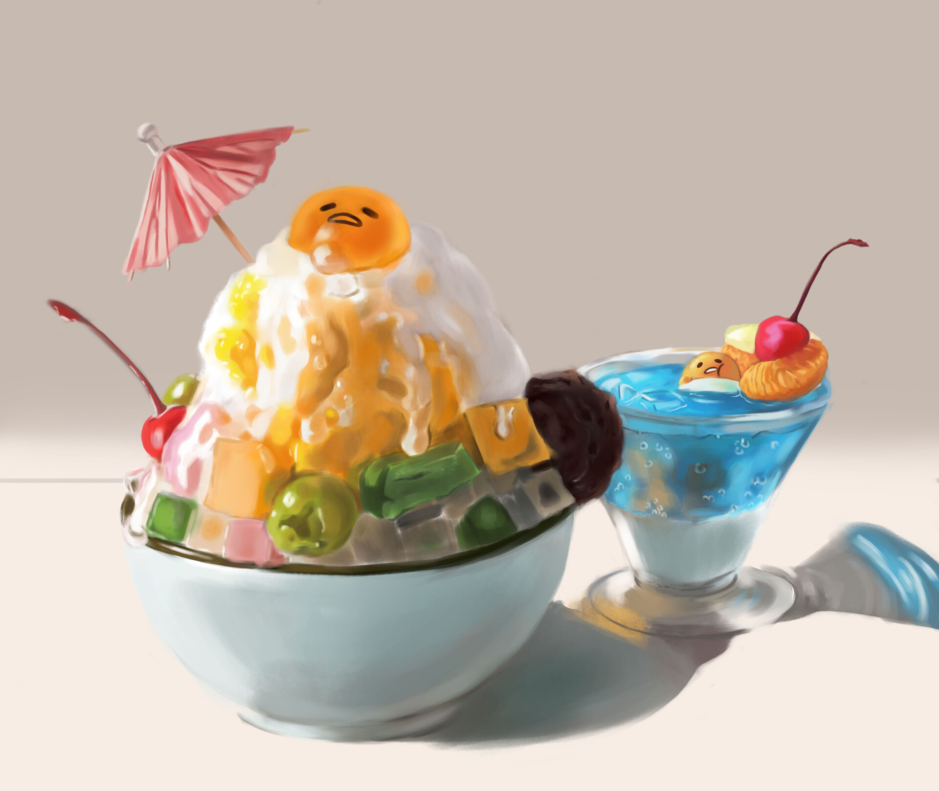 ArtStation - Dessert Still life