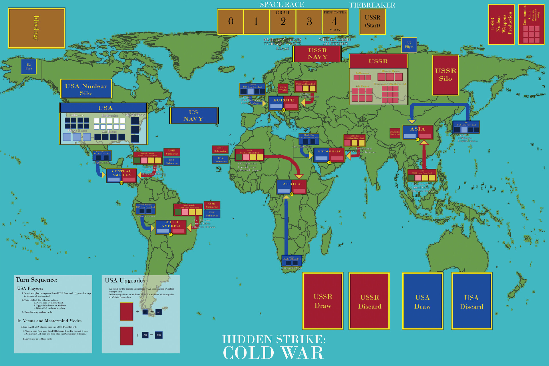 ArtStation - Hidden Strike: Cold War GameBoard