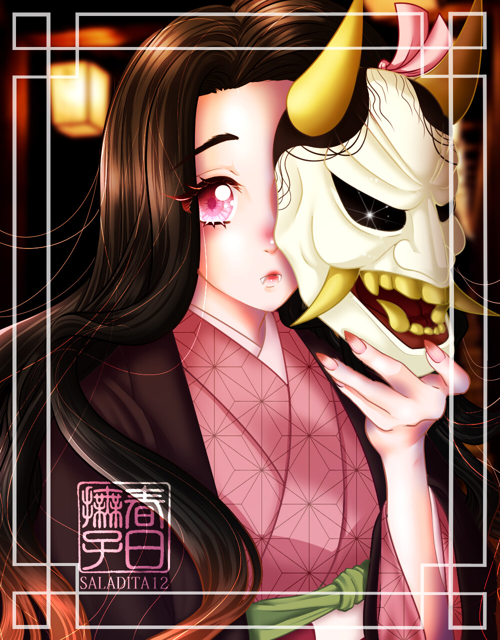 ArtStation - Nezuko: Behind the Mask