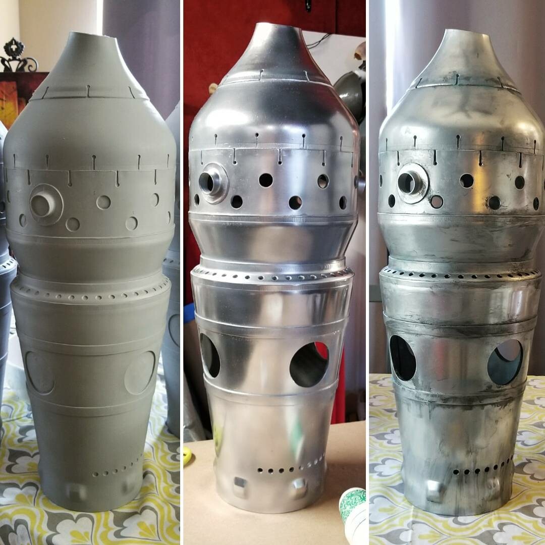 Gordon Tarpley - Rolls Royce Derwent Combustor liner replica (IG-88 head)