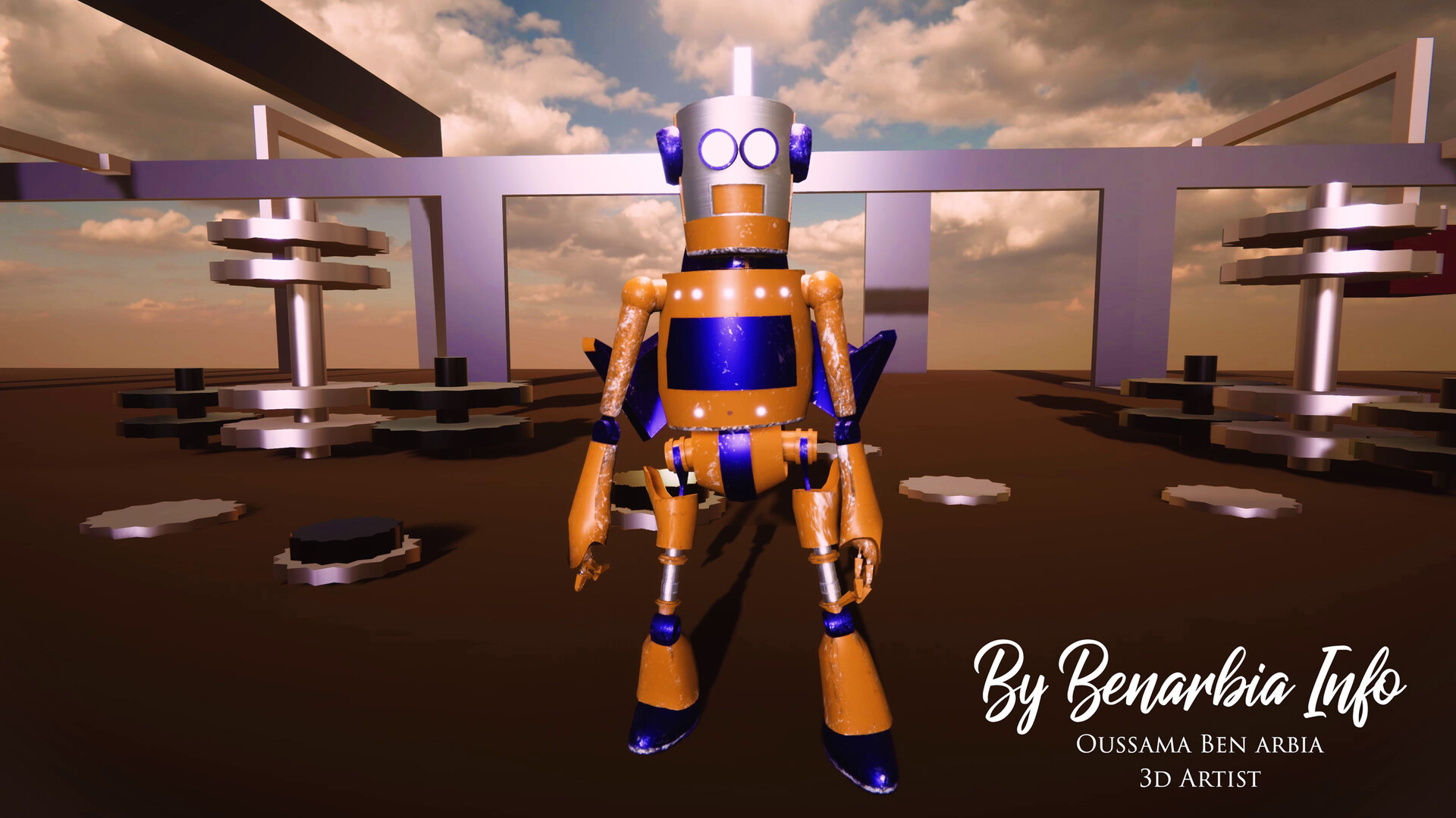 ArtStation - Simple 3D Robot