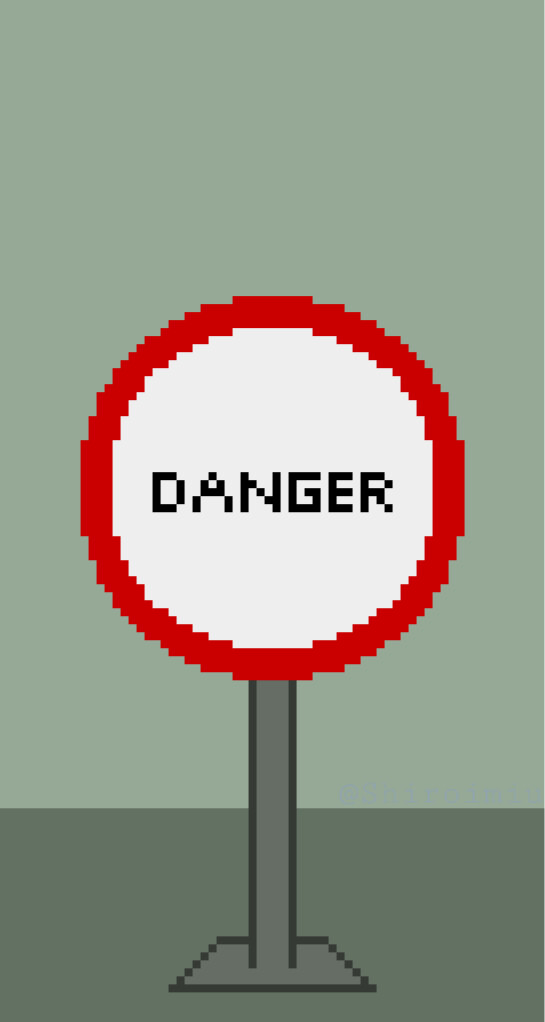 ArtStation - Danger Signpost