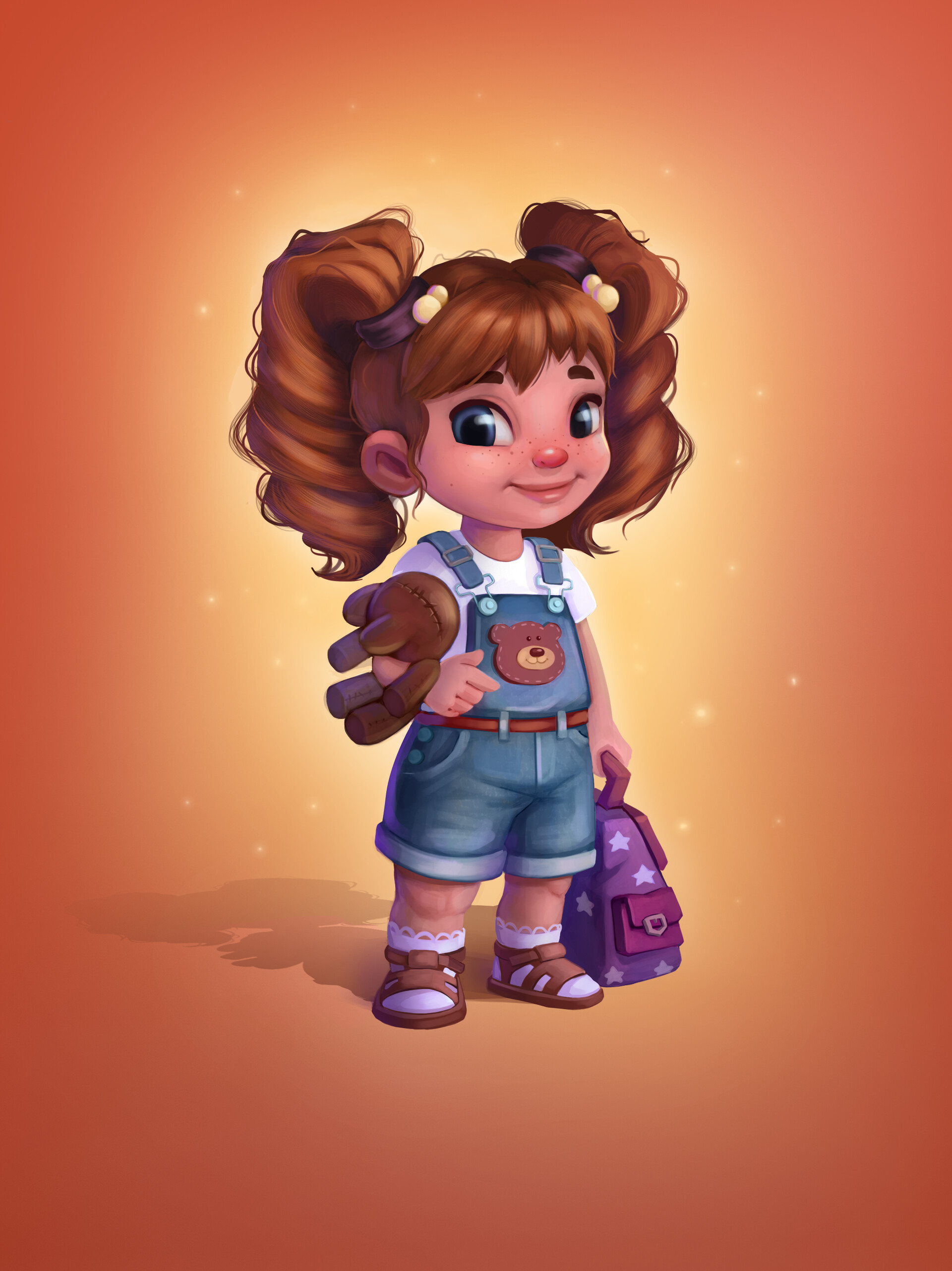 ArtStation - Character design "Little girl"