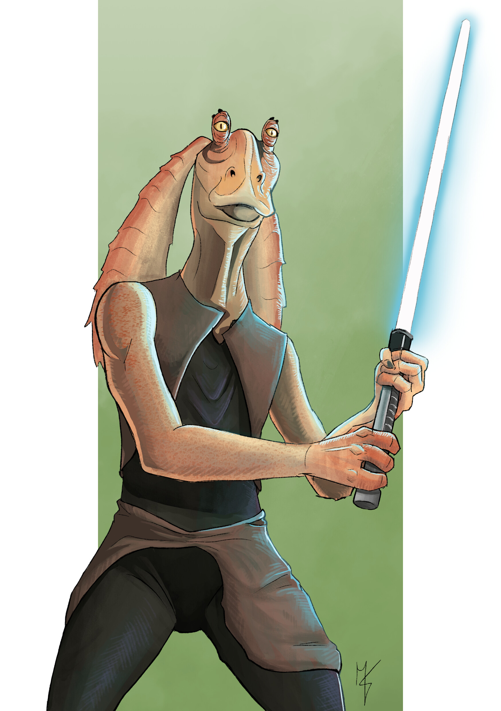 ArtStation - Jar Jar Jedi