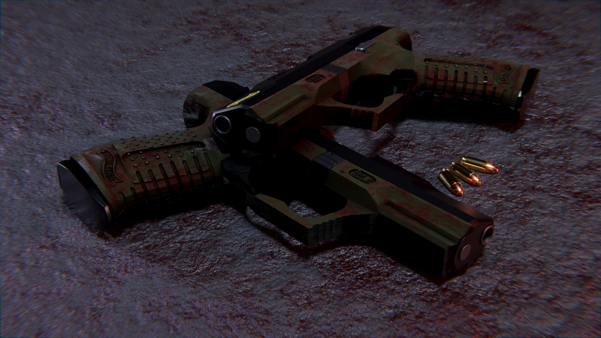 ArtStation - Walther P99 - Handgun - Work In Progress