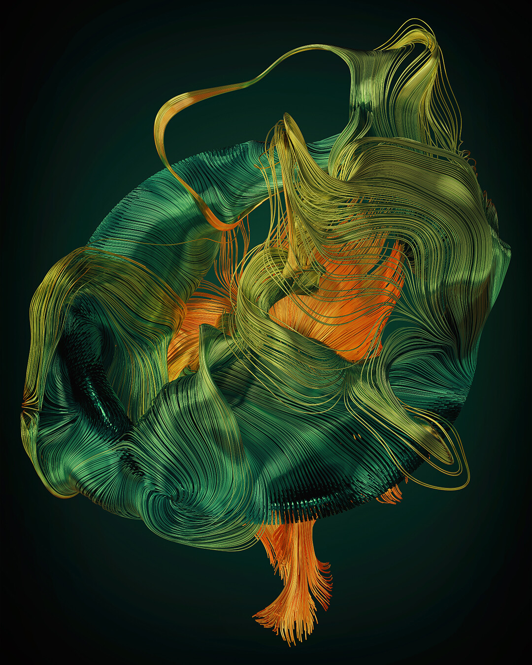 ArtStation - Chaotic Lines #6_color