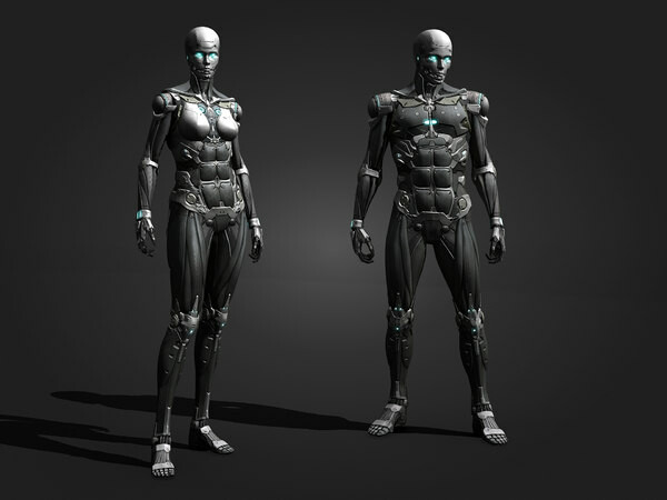 ArtStation - Cyborg 3D Model