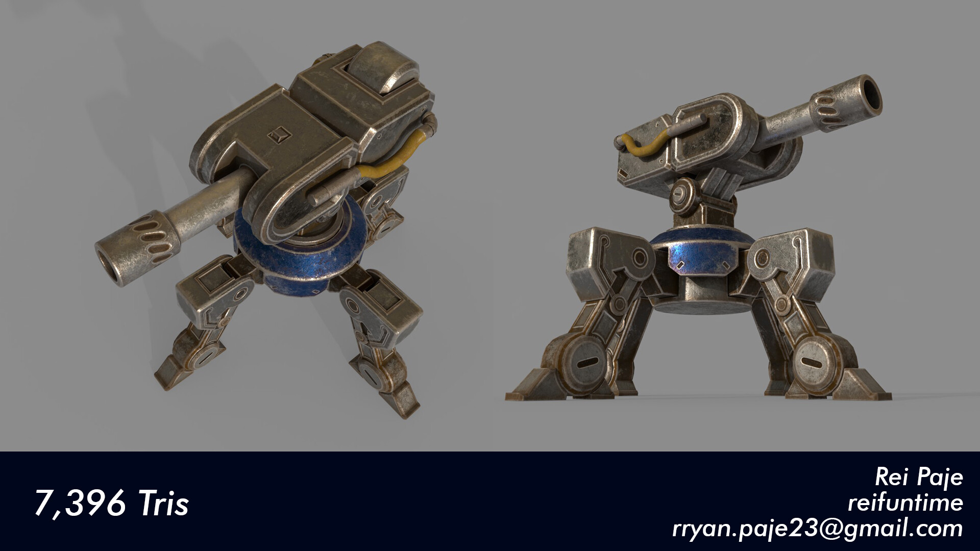 Rei Paje - Battle Damaged Torbjorn Turret