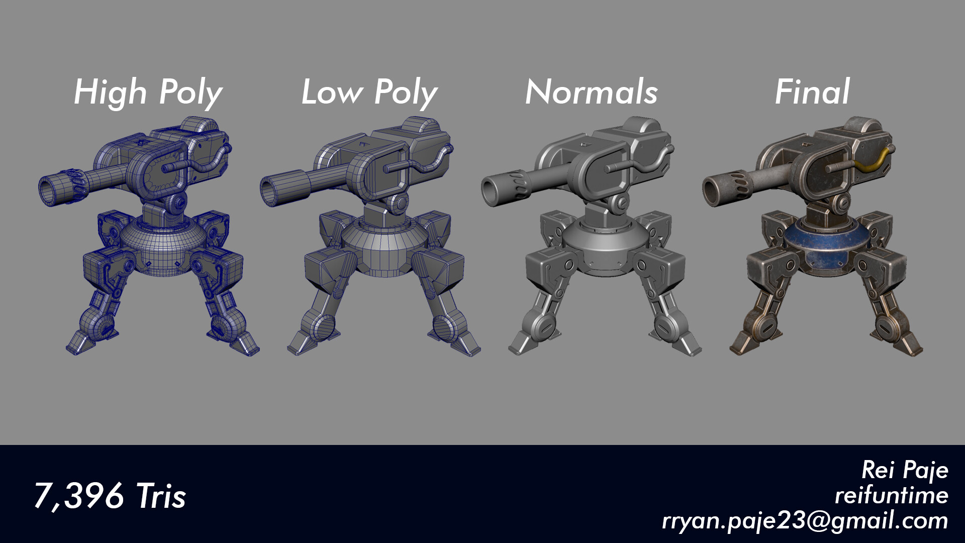 Rei Paje - Battle Damaged Torbjorn Turret