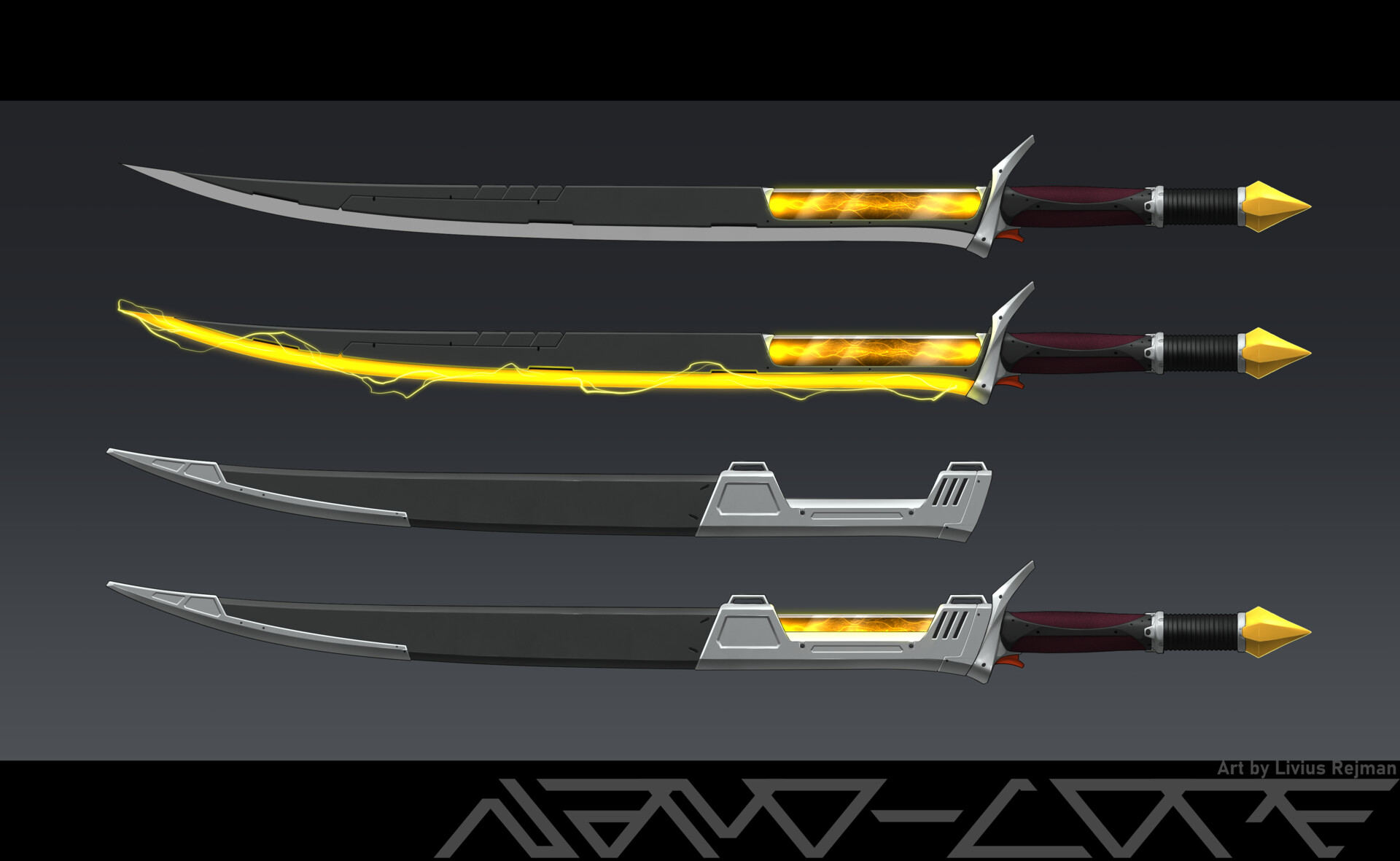 futuristic energy sword