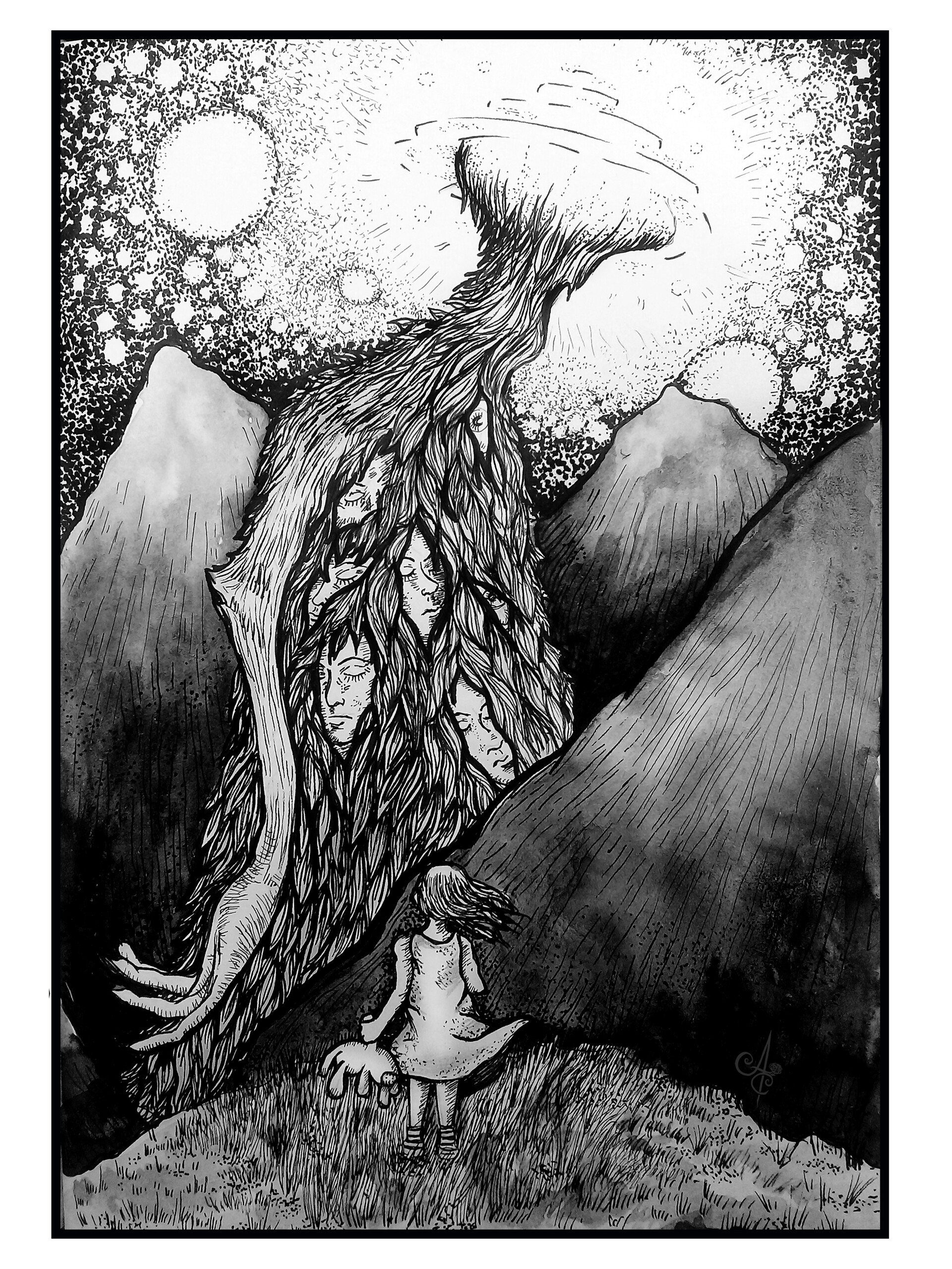 ArtStation - Traditional Ink Drawings