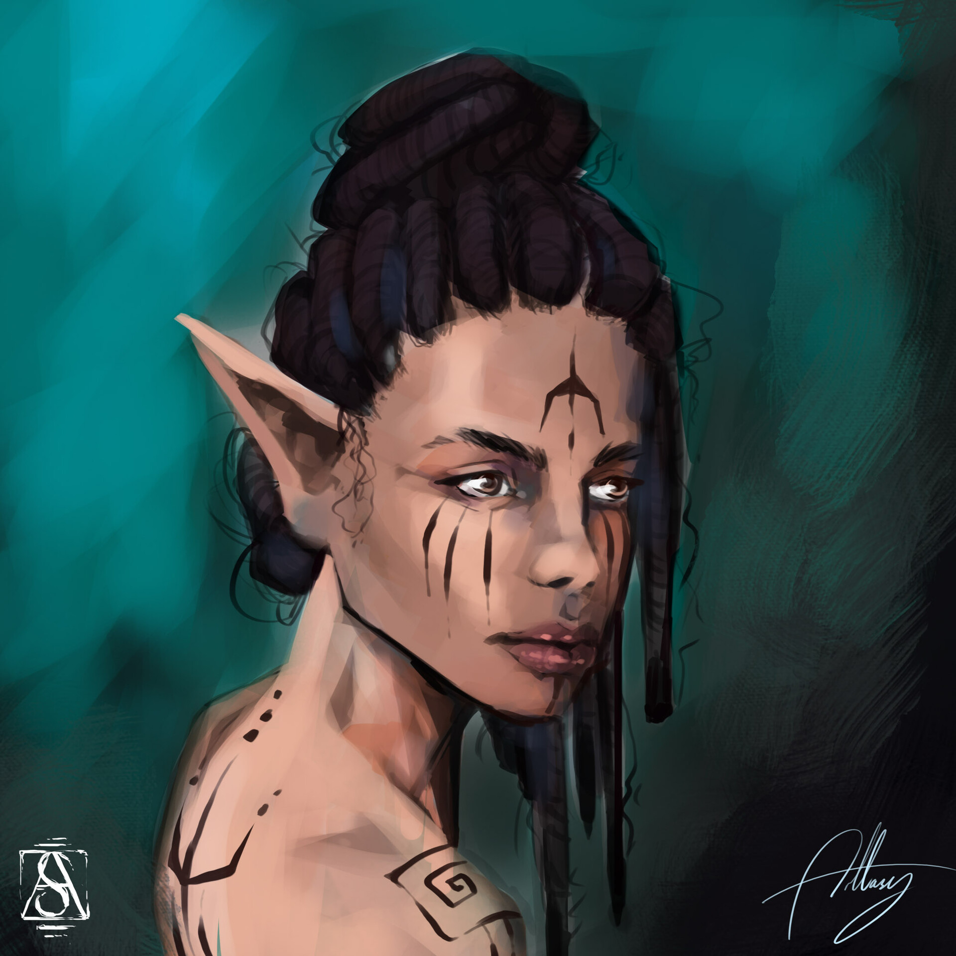 ArtStation - Tribal Elf