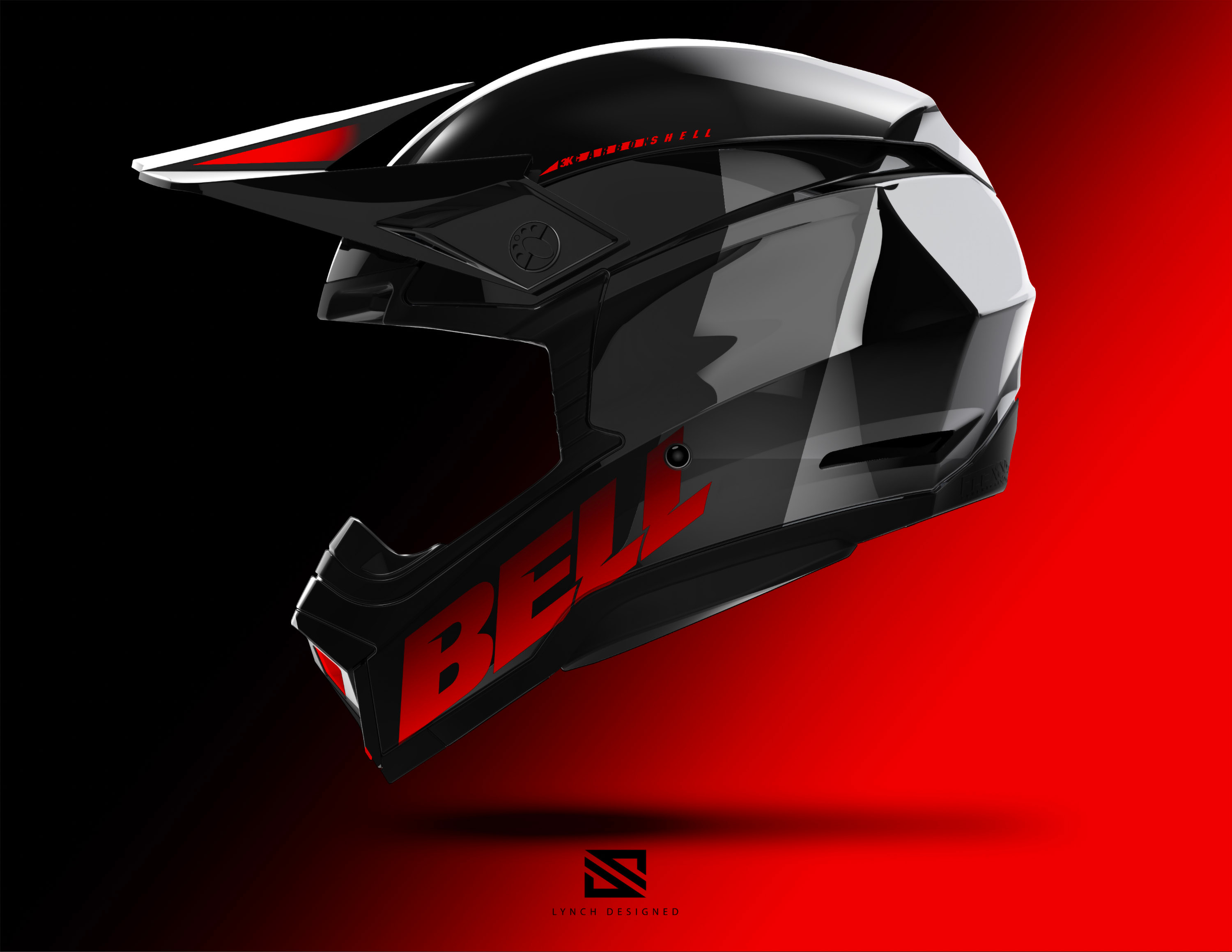Lynch Designed - MOTO X HELMET GRAPHIC CONCEPT