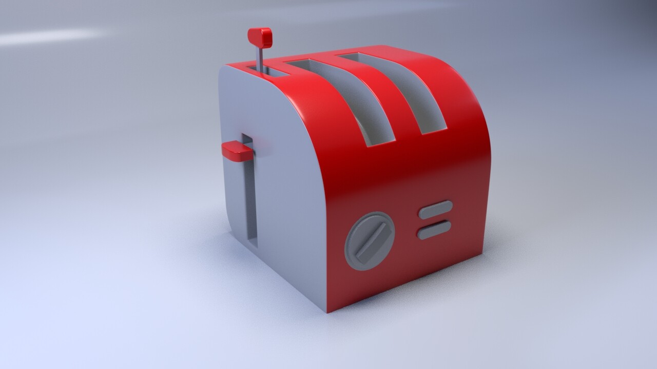 ArtStation - Cartoon Toaster.