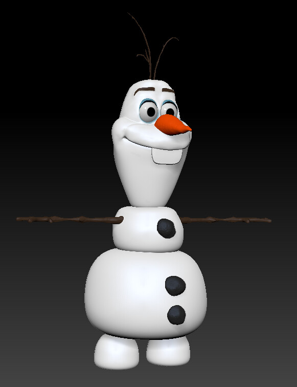 ArtStation - Olaf (Fan Art) - Rig