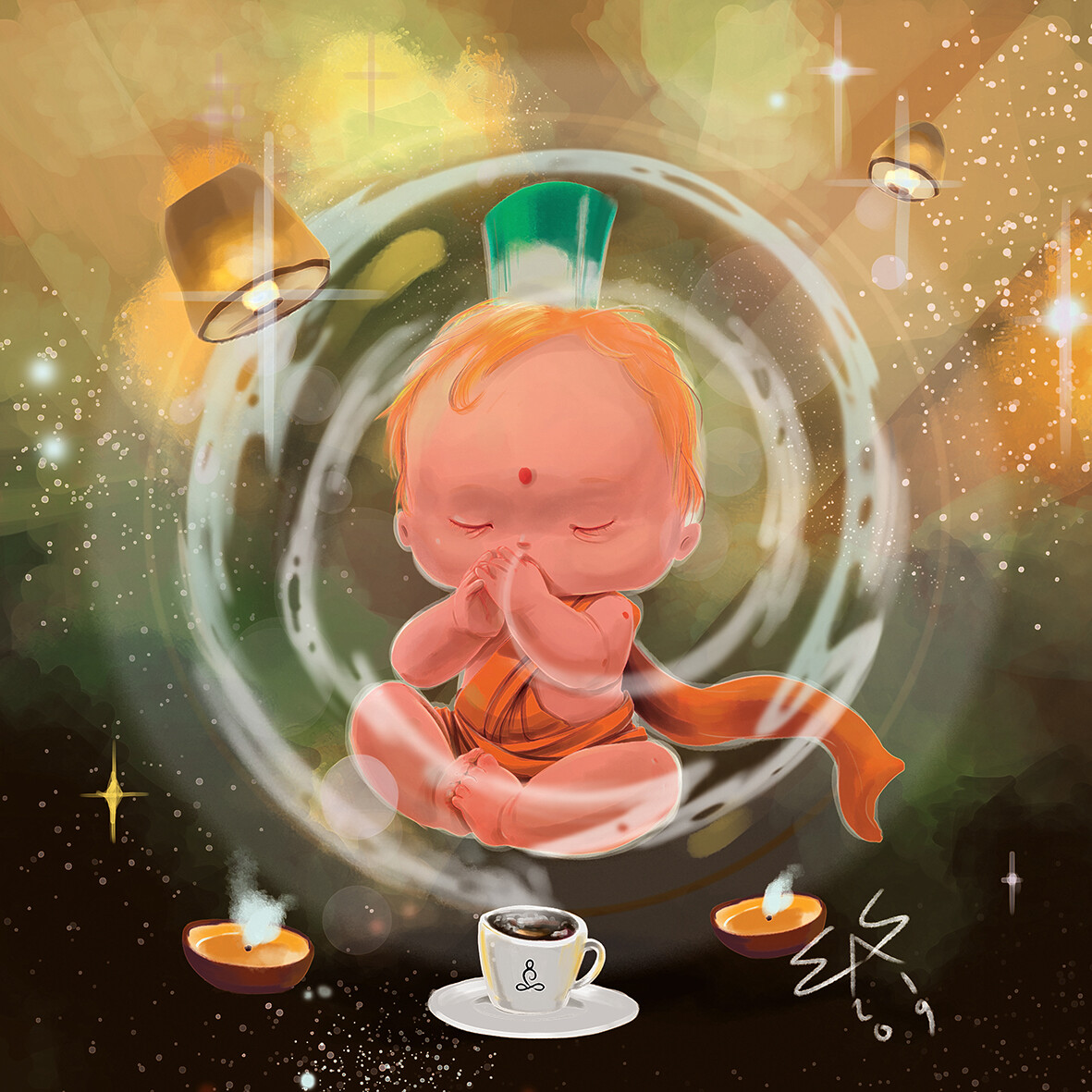 ArtStation - Baby Monk