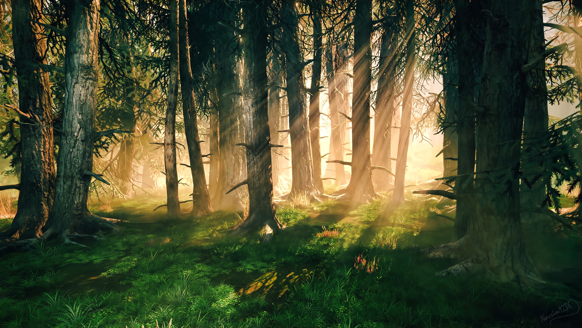 ArtStation - Chréa forest