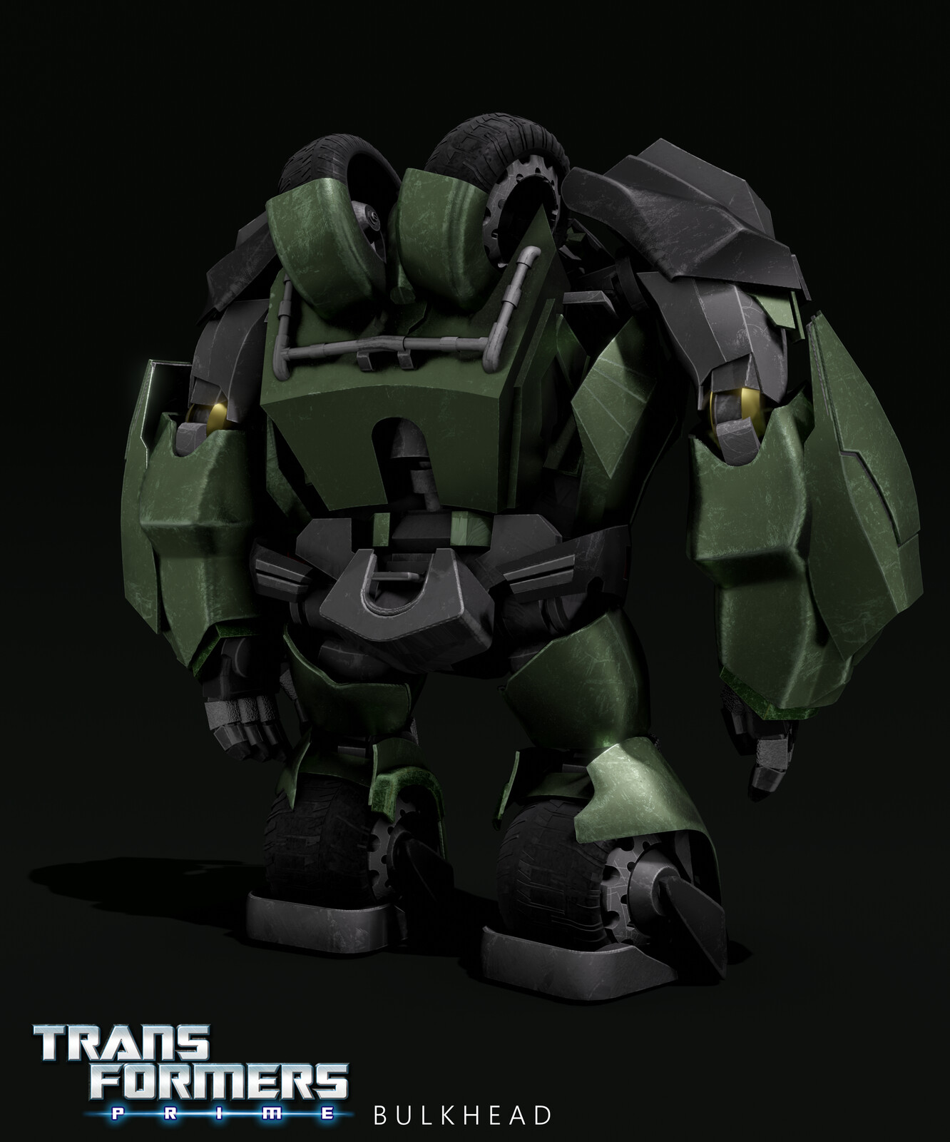 GLARSON TRAWERT - "Transformers:prime" Bulkhead 3D model [blender TF]