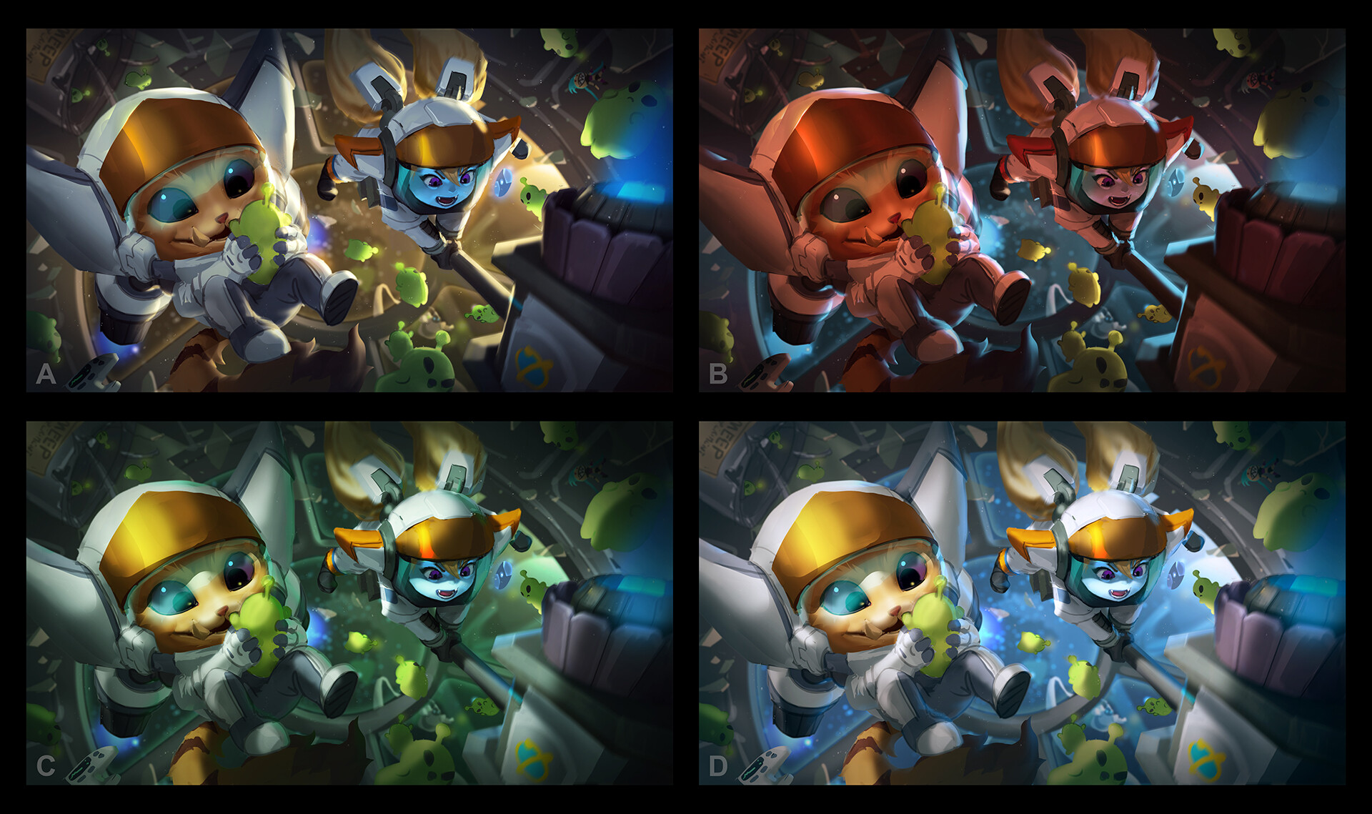 Astronaut Teemo Splash Art
