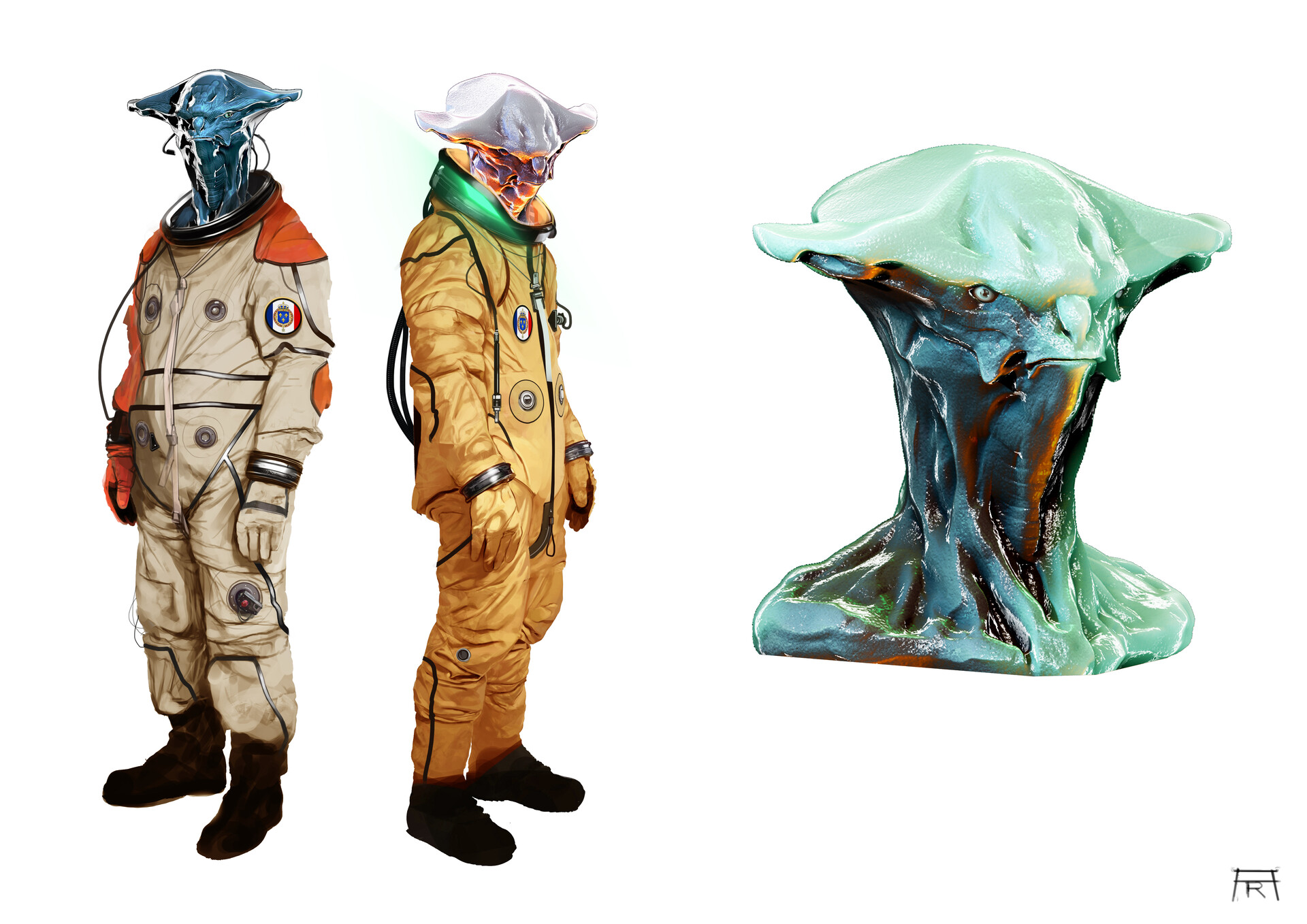 ArtStation - Alien character design