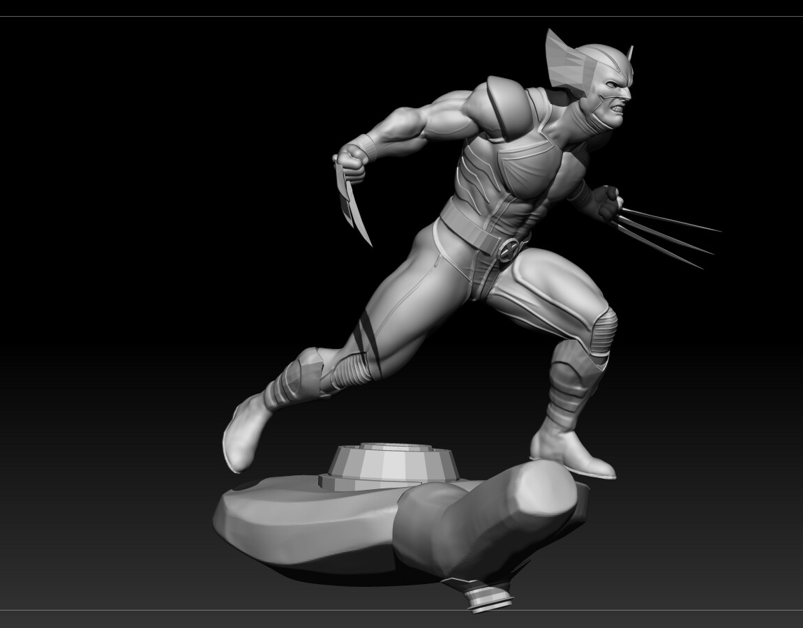 ArtStation - WOLVERINE REFERENCED FROM SIDESHOW COLLECTIBLES (W.I.P)