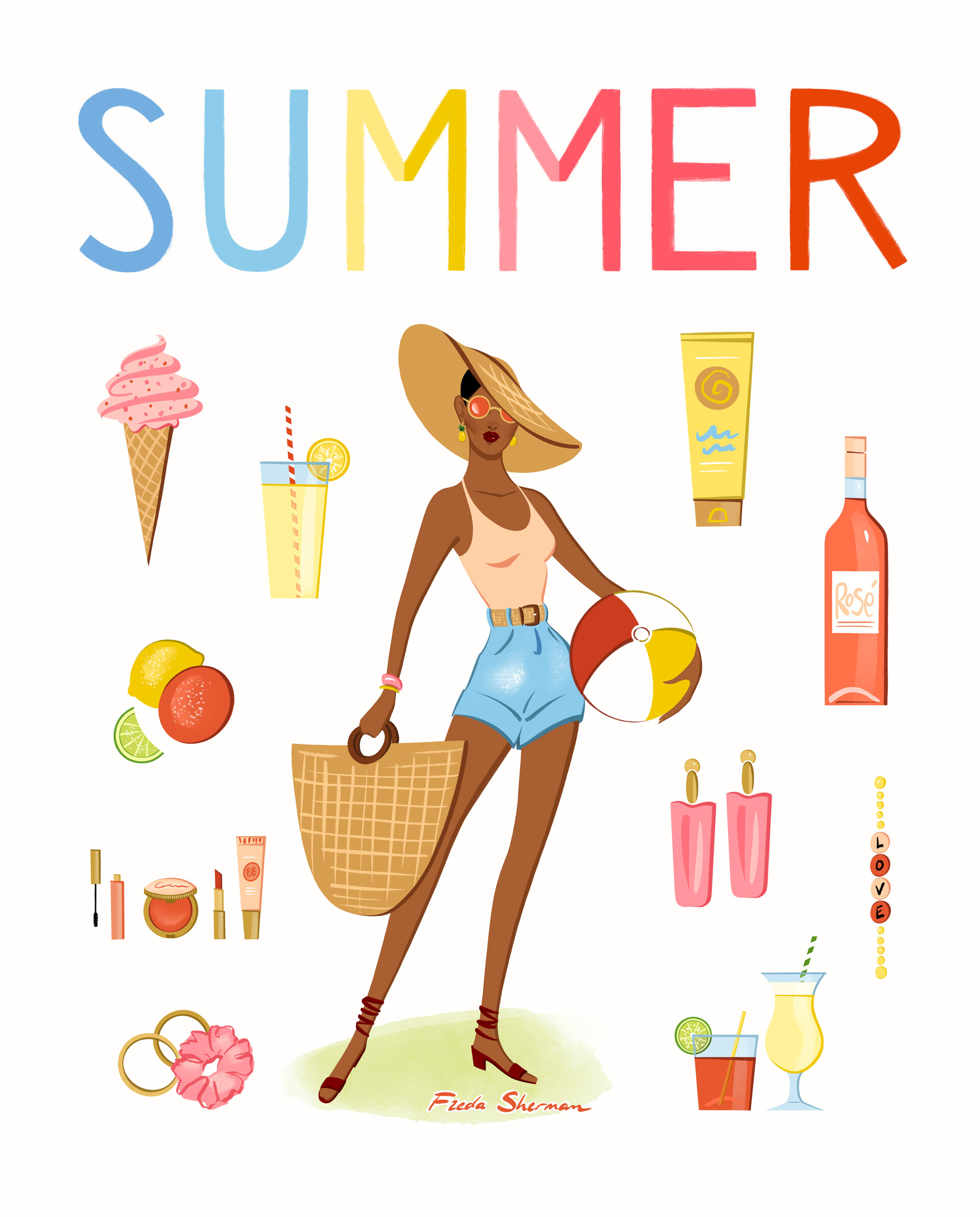 ArtStation - Summer Poster
