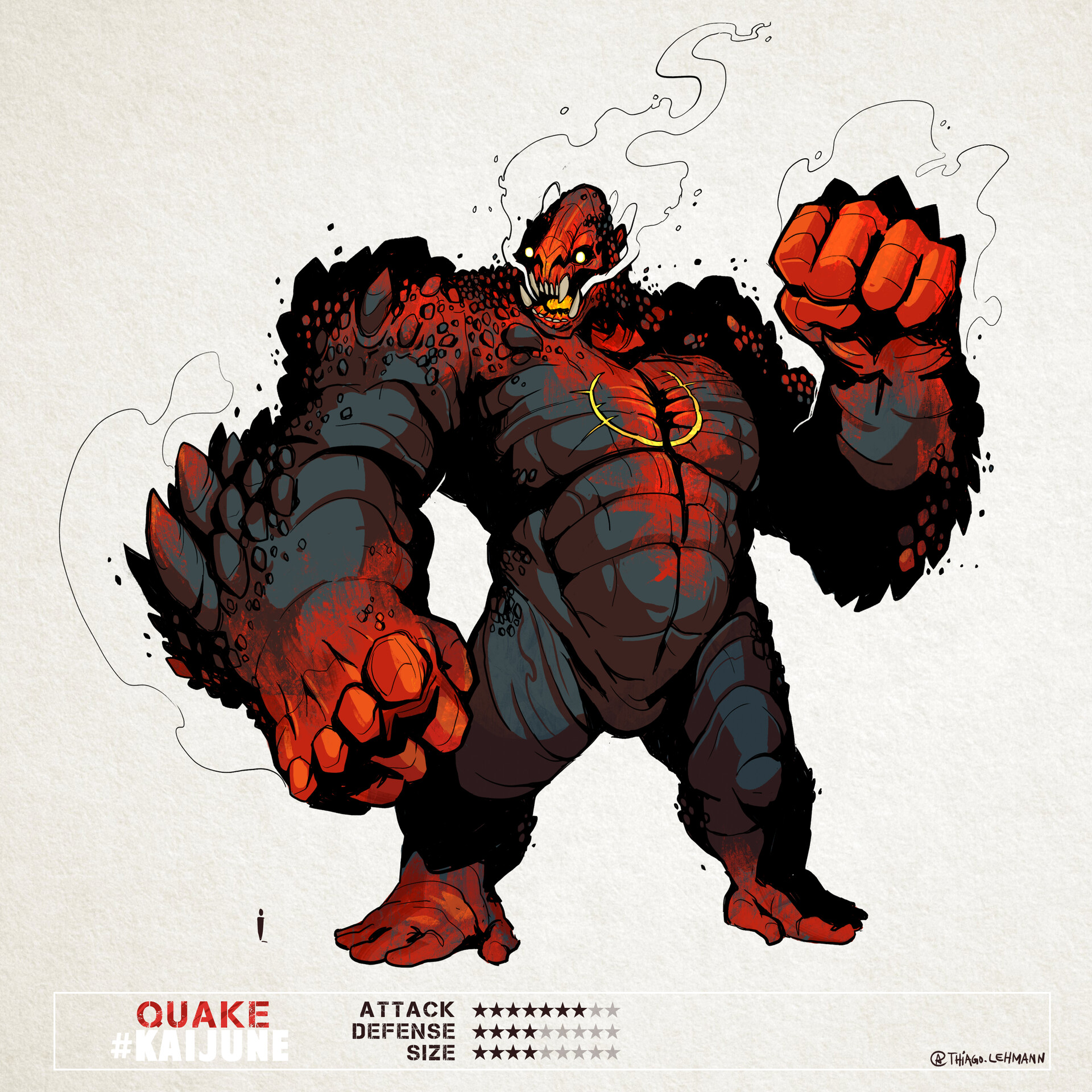 Quake by Thiago Lehmann : r/ImaginaryBeasts