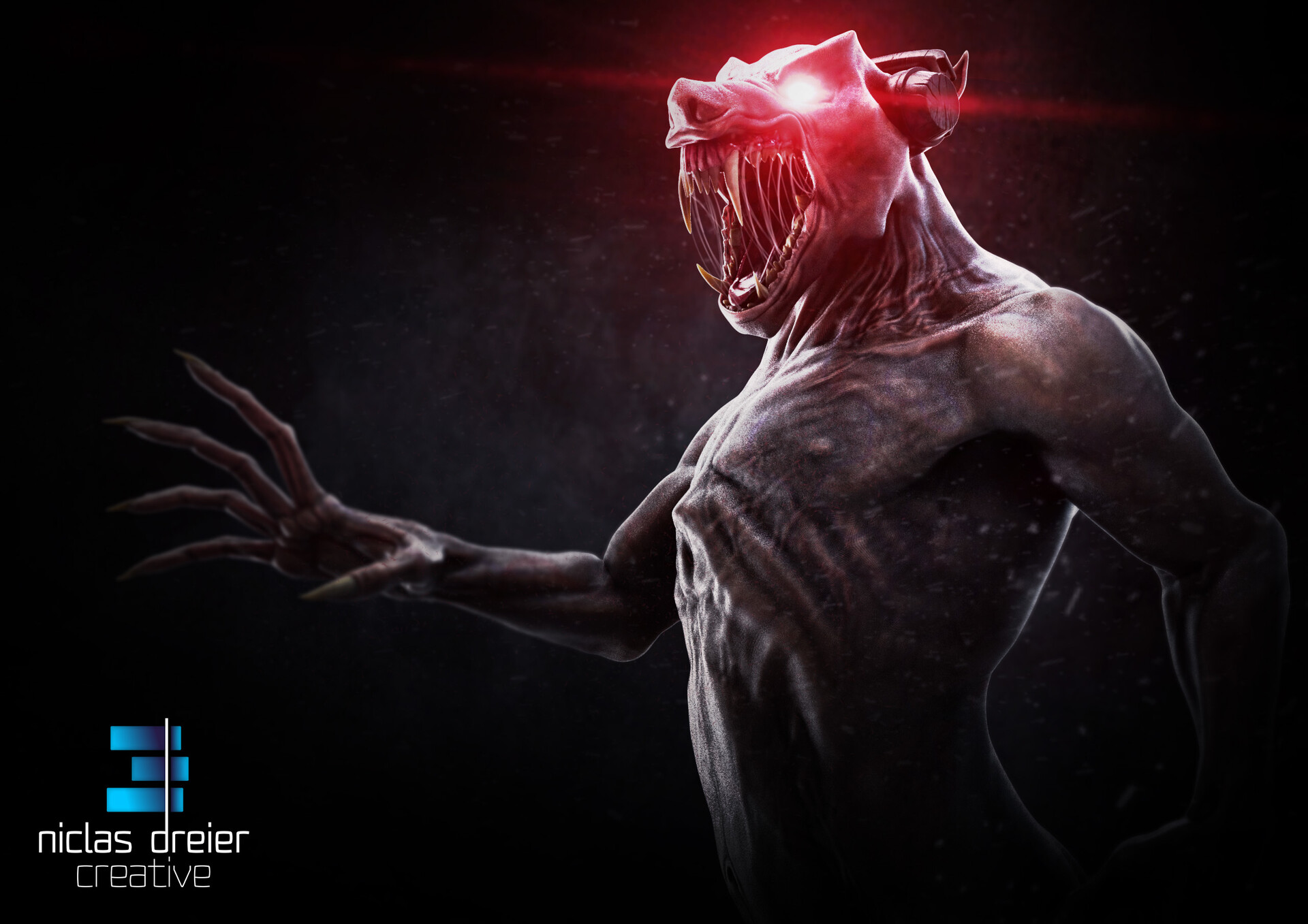 ArtStation - Werewolf ROAGE for Music Video