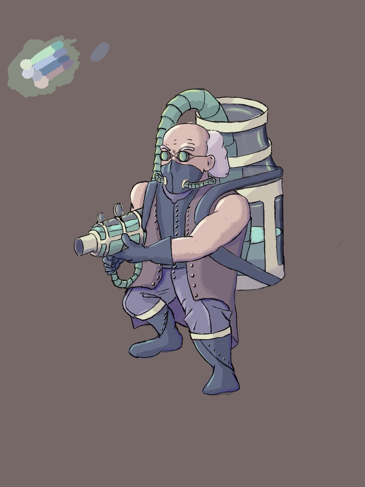 ArtStation - Dwarf Mad Scientist