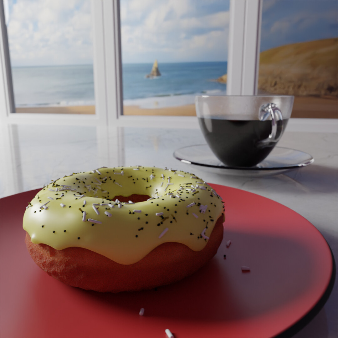 ArtStation - Doughnut by the Sea