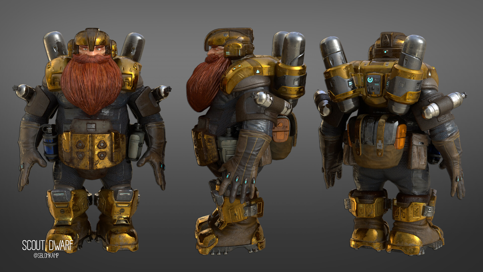 Steven Blomkamp - Deep Rock Galactic Fan Art